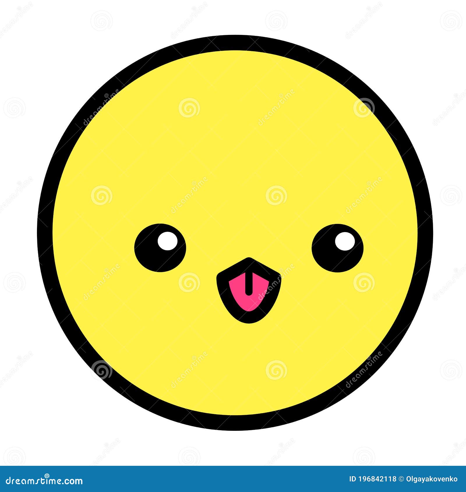 Kawaii Emoji Chibi Vector Set Emoticon Smileys Character In Cute Chibis With Happy And Friendly