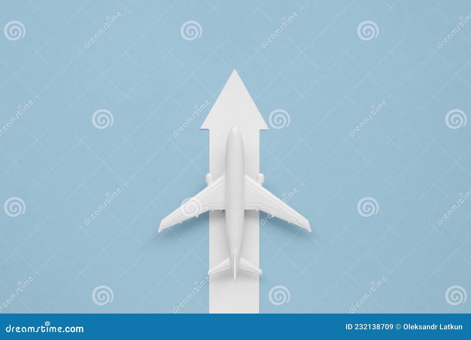 Flat Lay Arrow Airplane Direction. High Quality Photo Stock Image ...