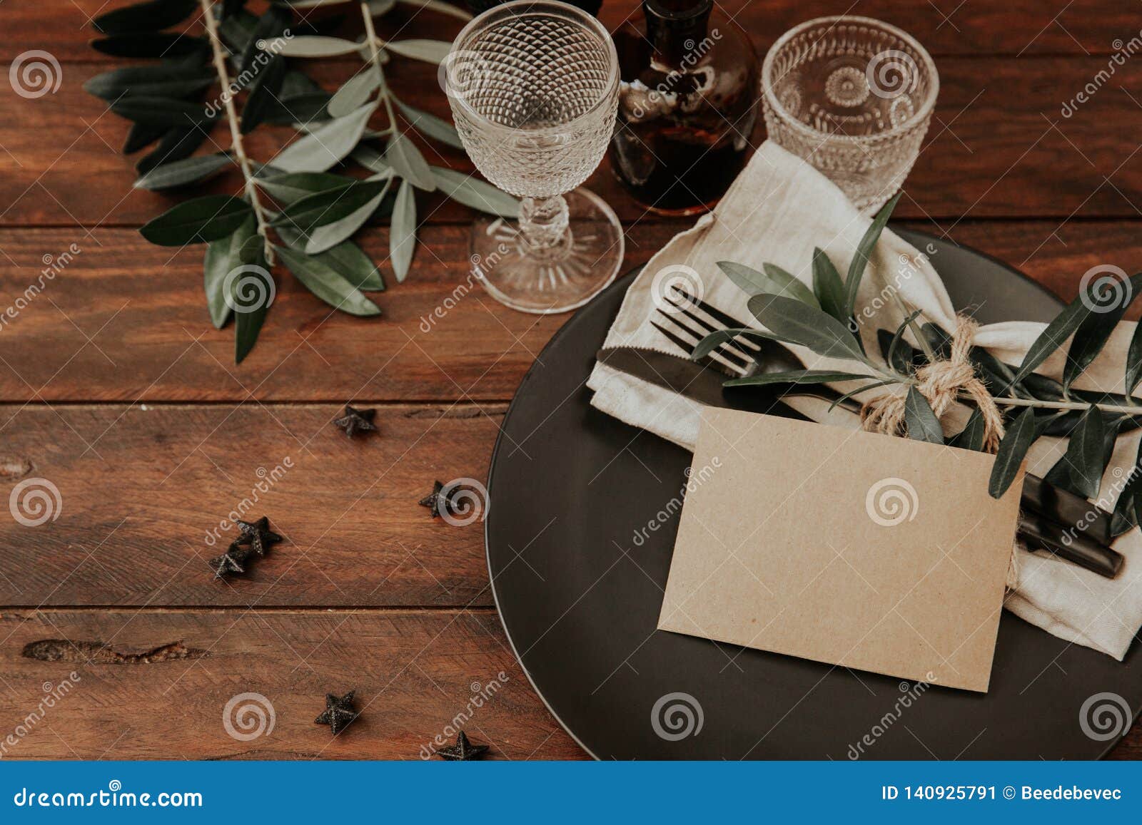 Flat Lay Bohemian Wedding Table Stock Image - Image of design, elegant ...