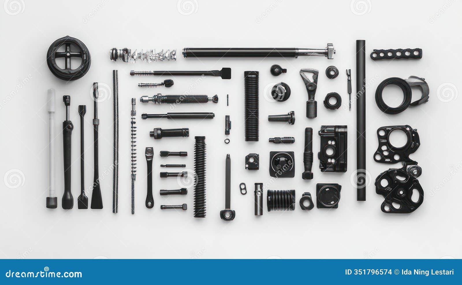 Car Inspection Tool Display on Bright White Background. Stock ...