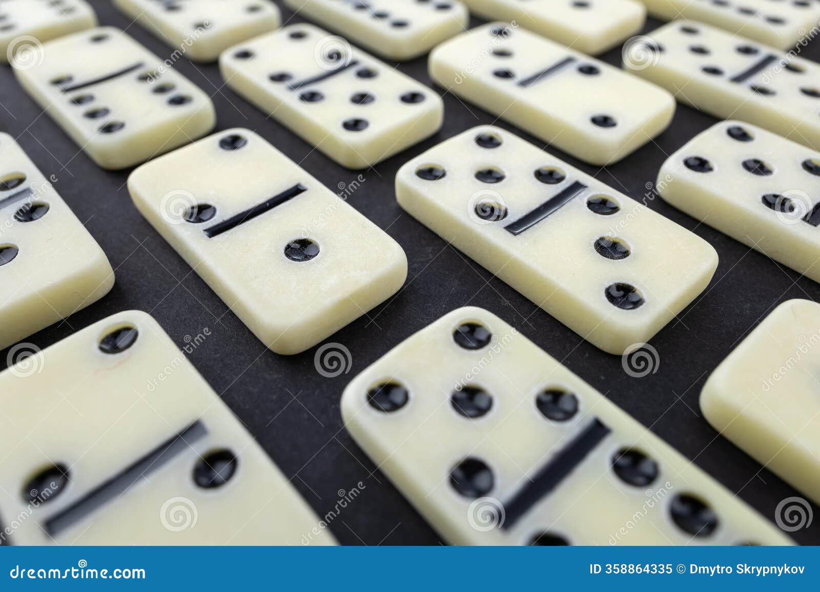 Flat Lay Composition of Chess Pieces and Dominoes on Dark Table Stock ...