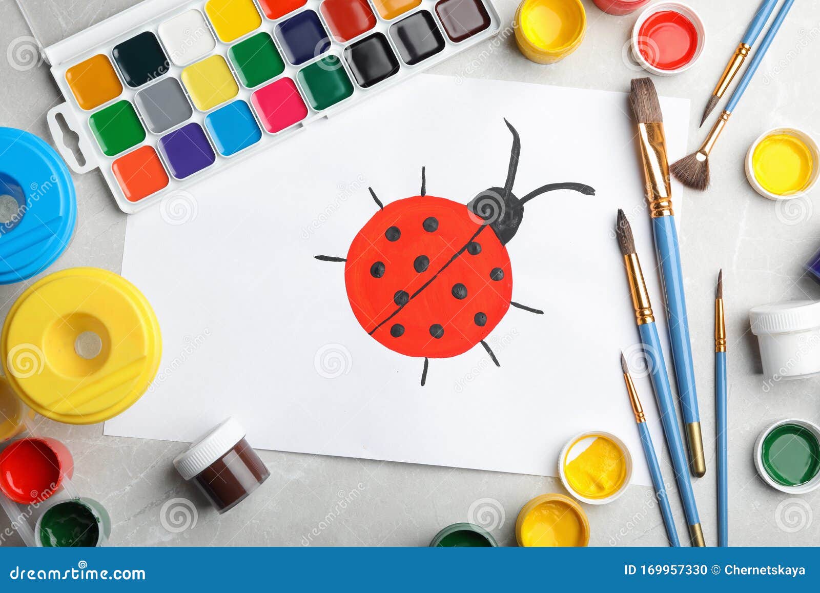 Cute Ladybug Painting Stock Photos - Free & Royalty-Free Stock Photos ...
