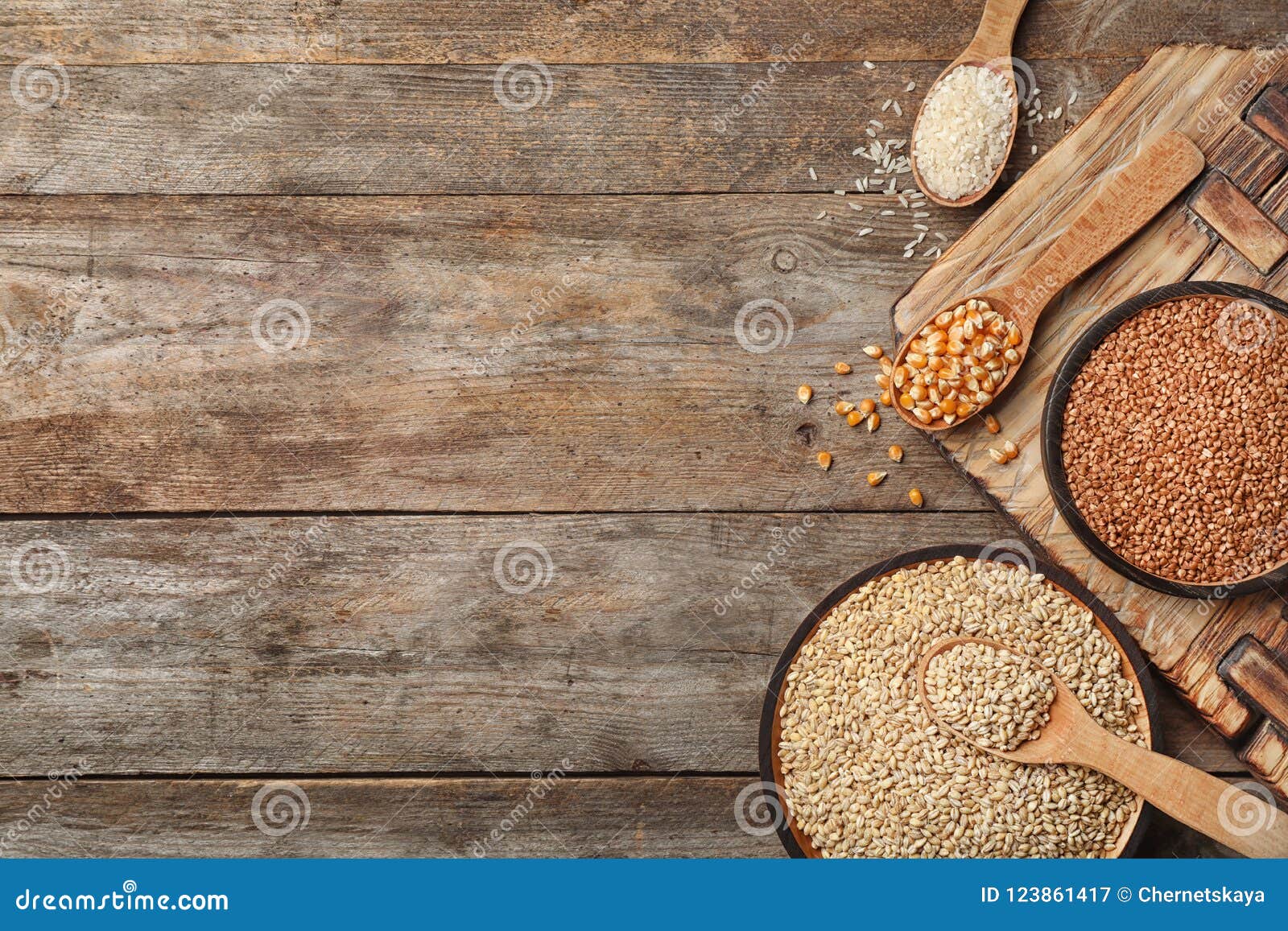 Flat Lay Composition with Different Types Stock Image - Image of ...