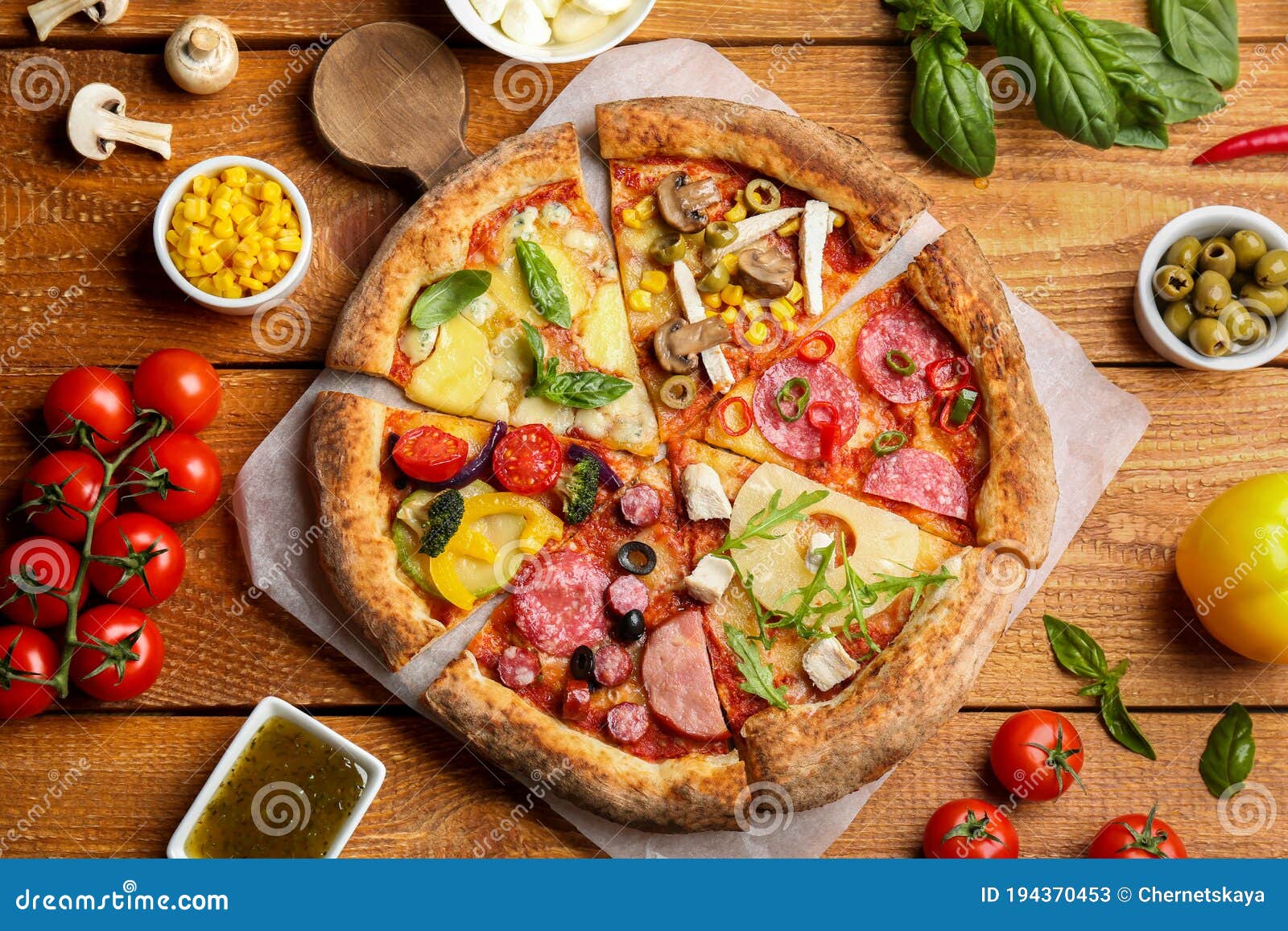 Pizzas Stock Photo | CartoonDealer.com #22554648