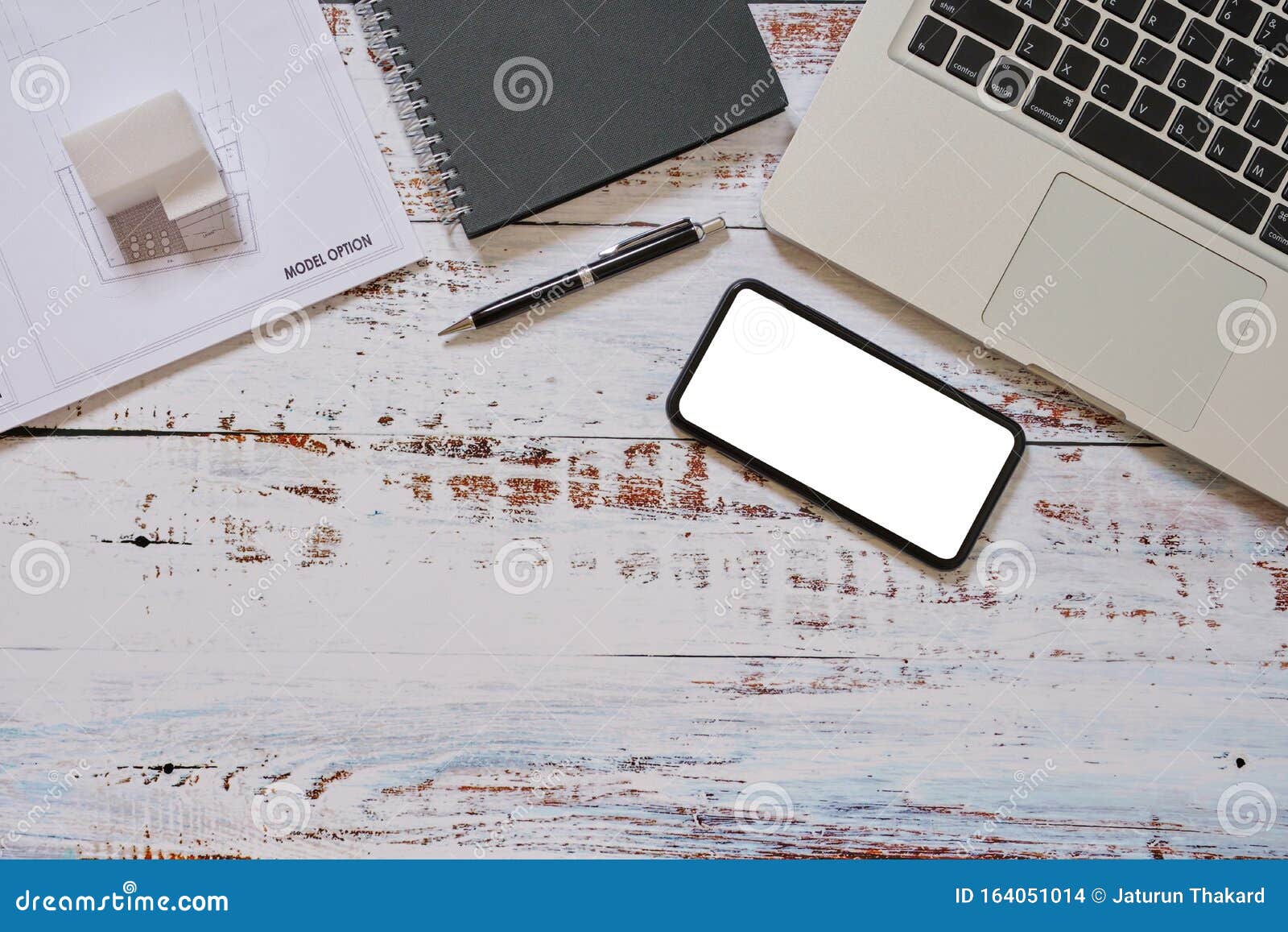 Flat Lay, Concept Architects or Engineer Desk in the Office with Laptop ...