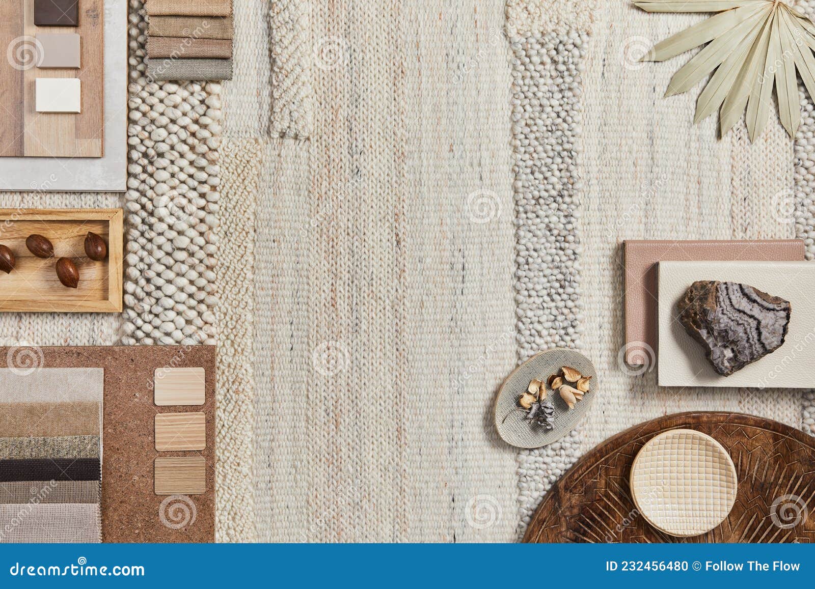 Flat Lay Design of Creative Architect Moodboard Composition with ...