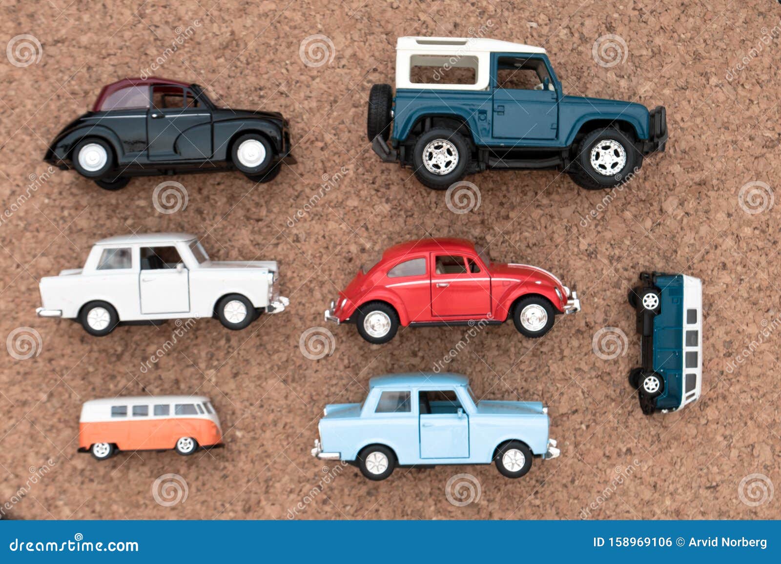 Flat Lay of Toy Cars in Various Colors Stock Photo - Image of classic ...