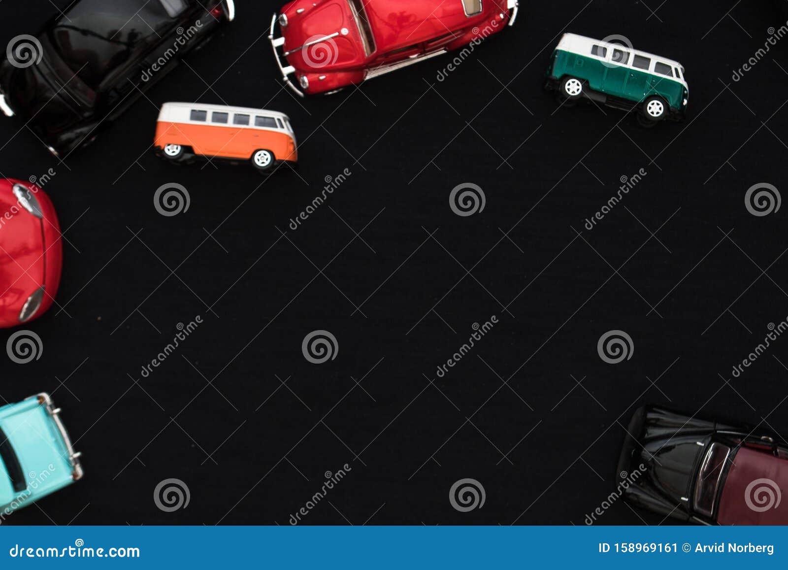 Flat Lay of Toy Cars in Various Colors Stock Image - Image of auto ...