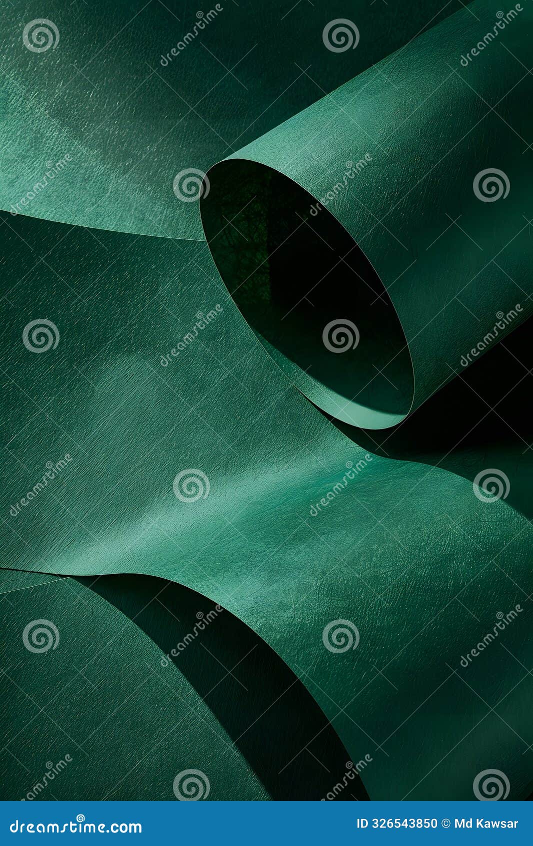 Emerald Green Paper with Shadow Abstract Stock Illustration ...