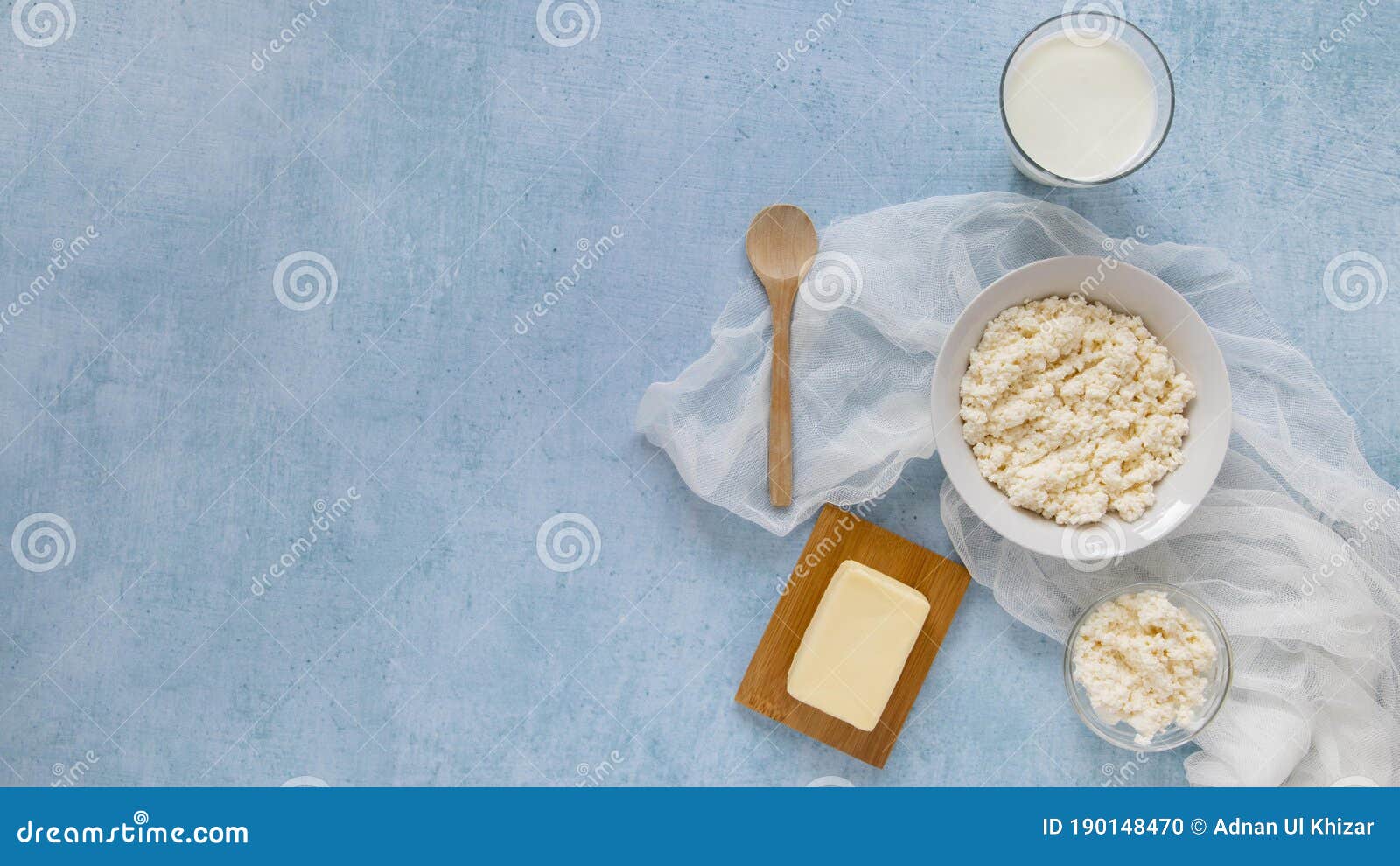 Flat Lay Frame with Dairy Products Photo Stock Photo - Image of healthy ...