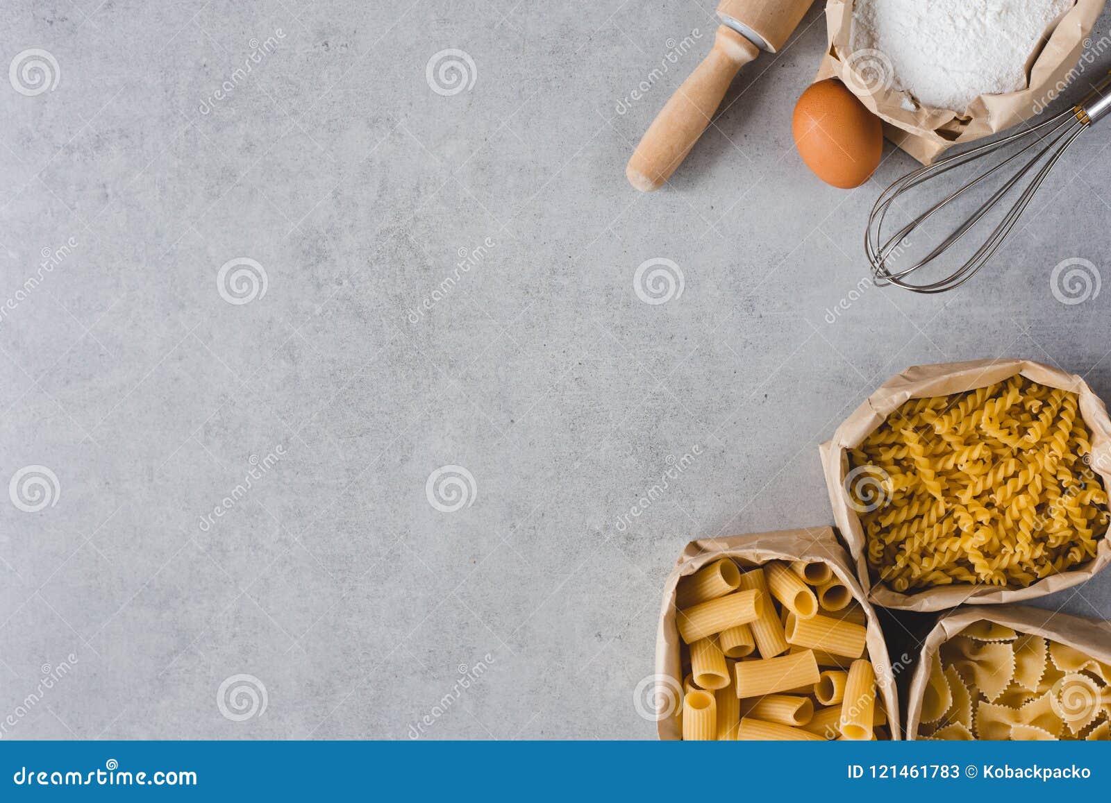Flat lay kitchen stock image. Image of mixing, pizza - 121461783