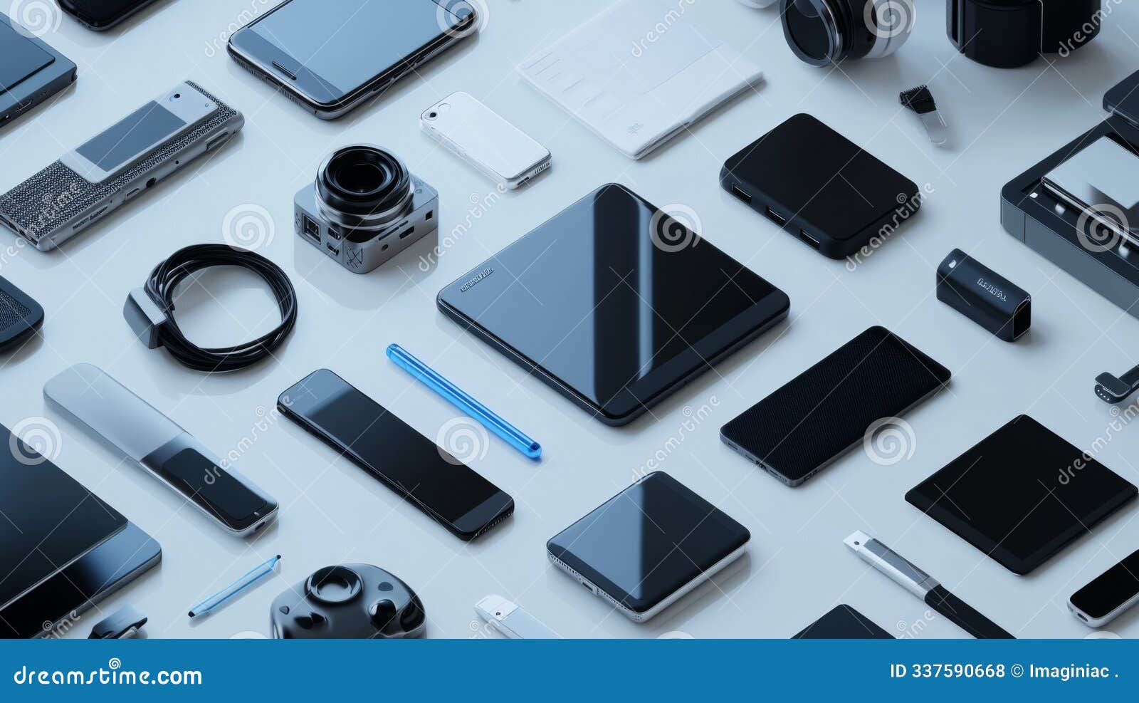 Modern Technological Car Factory. Automated Assembly Line. Generative ...