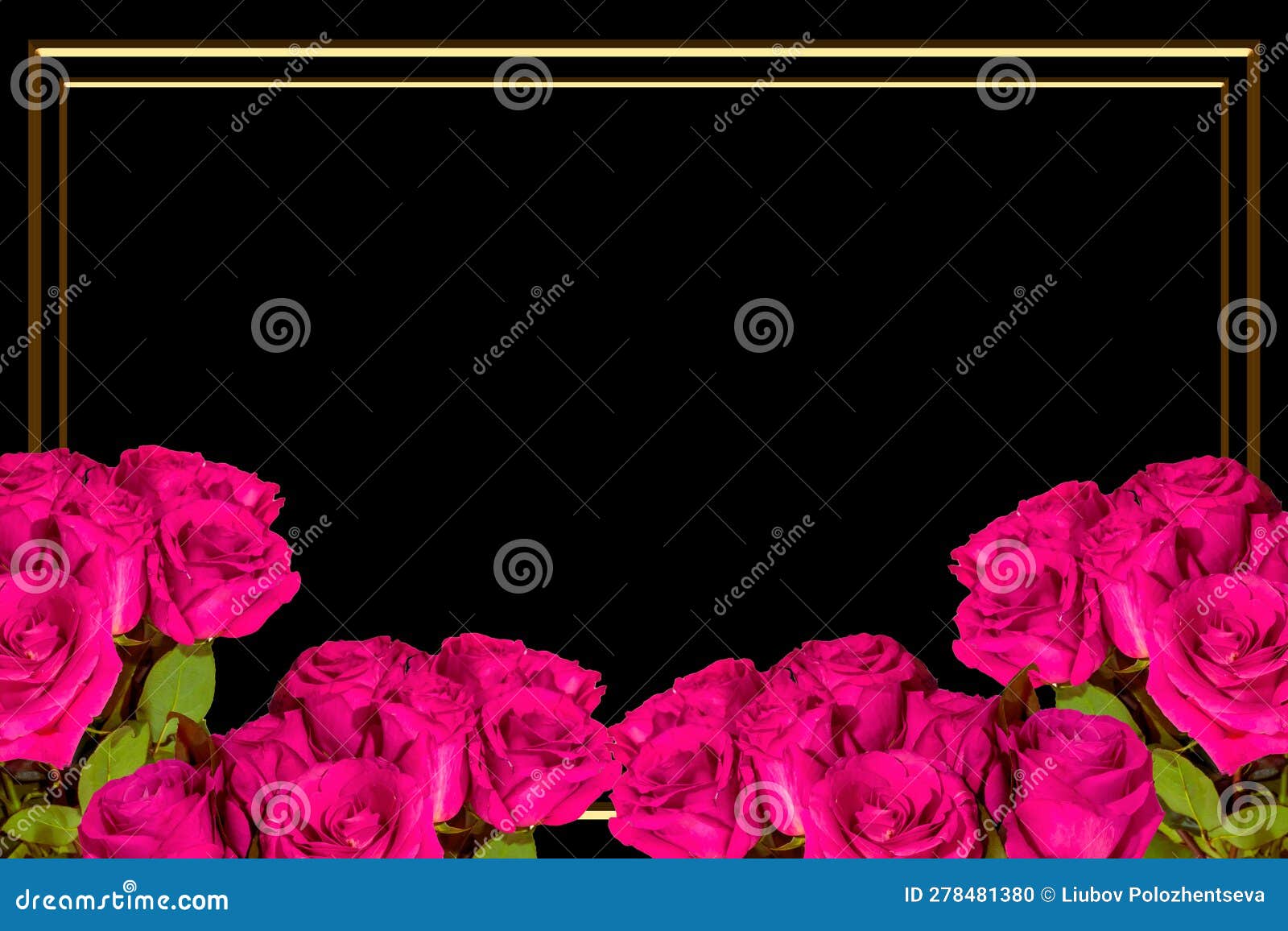 Flat Lay, Postcard for Death, Funeral. Beautiful Pink Roses Stock Photo ...