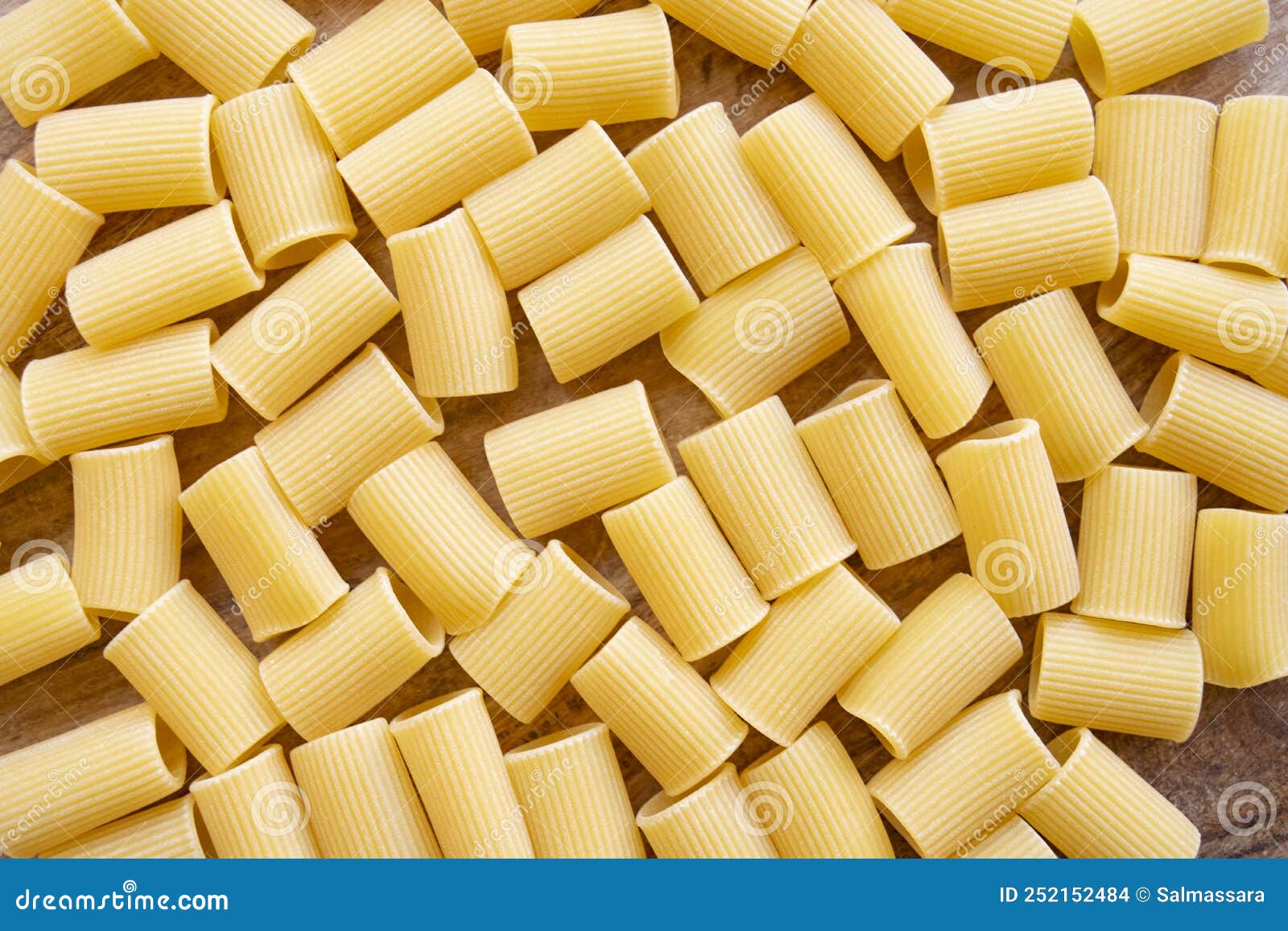 Flat lay of raw pasta stock photo. Image of view, detail - 252152484