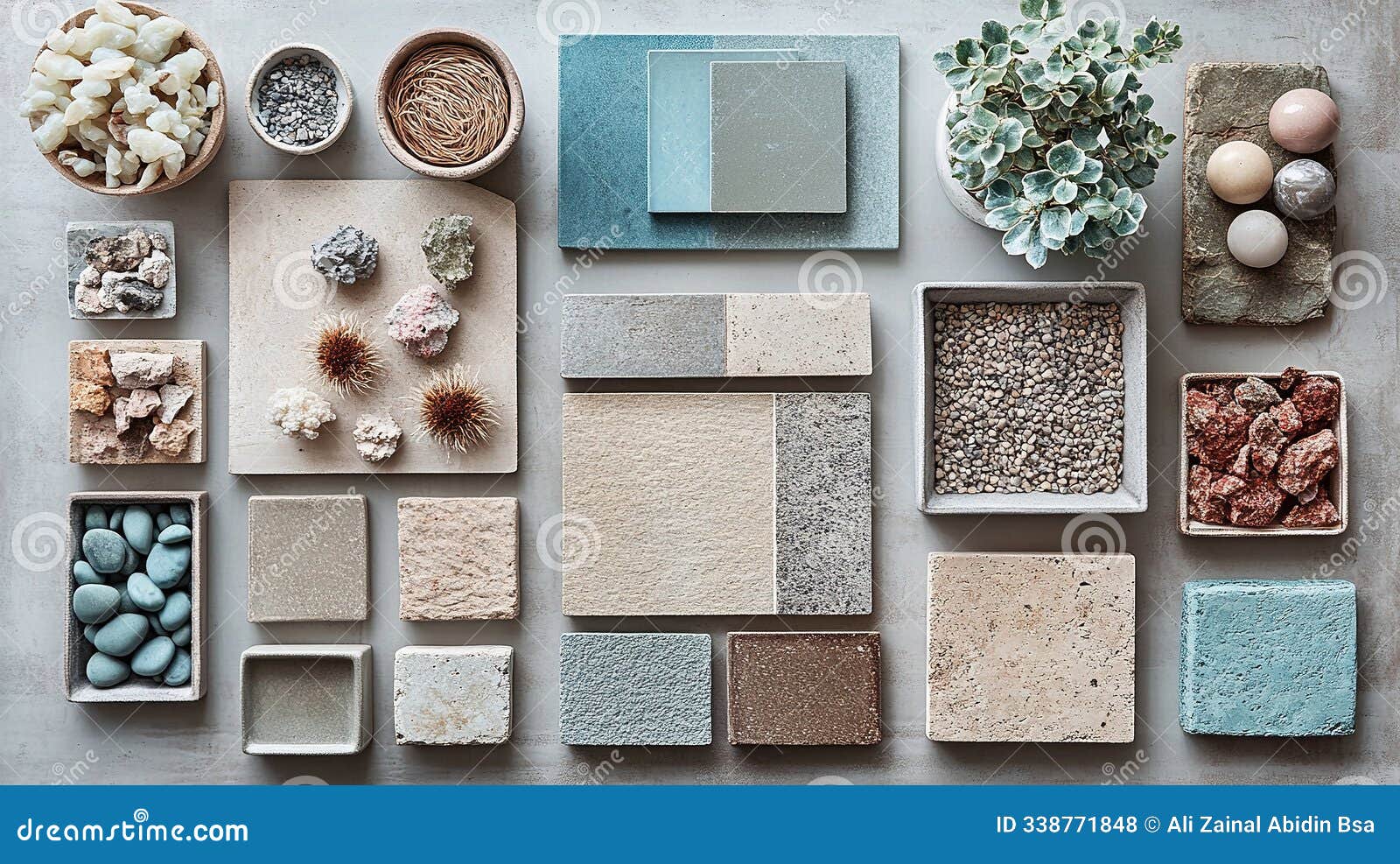 Material Samples.a Showcase of Material Samples Stock Illustration ...