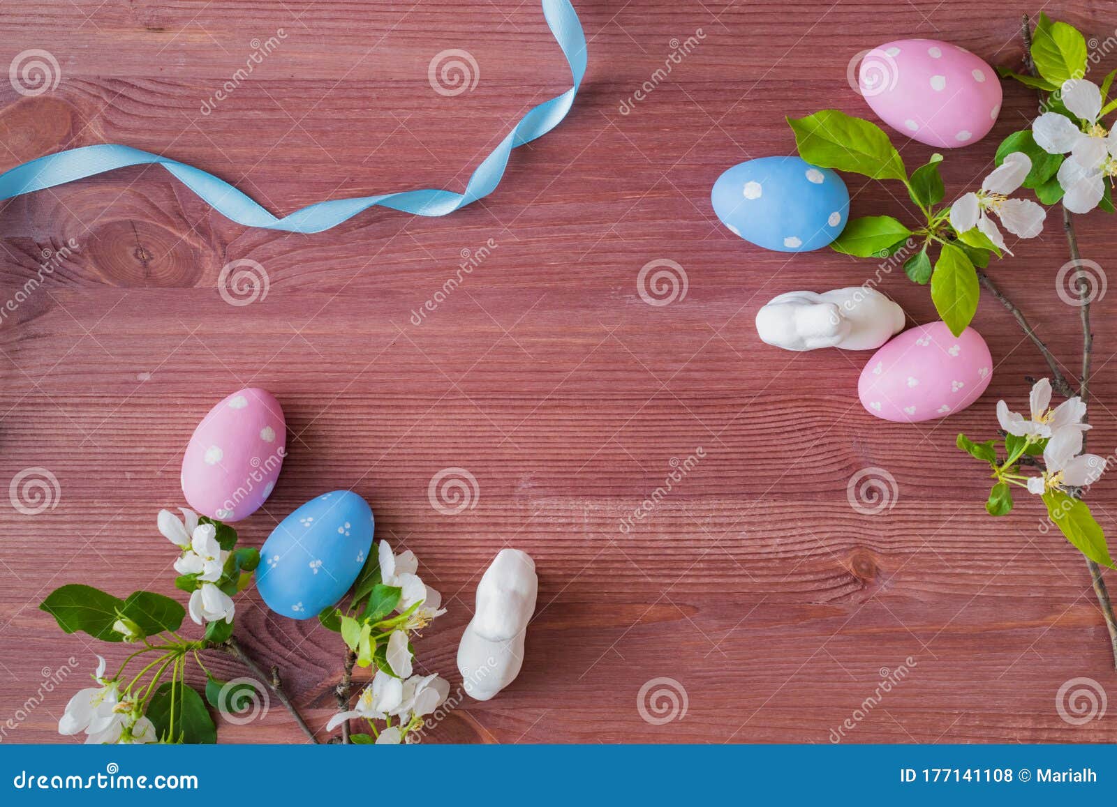 Flat Lay Spring Composition Stock Photo - Image of background, design ...