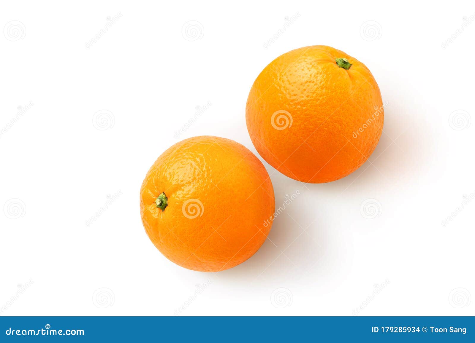 Flat Lay Top View of Two Natural Oranges Stock Photo - Image of detail ...