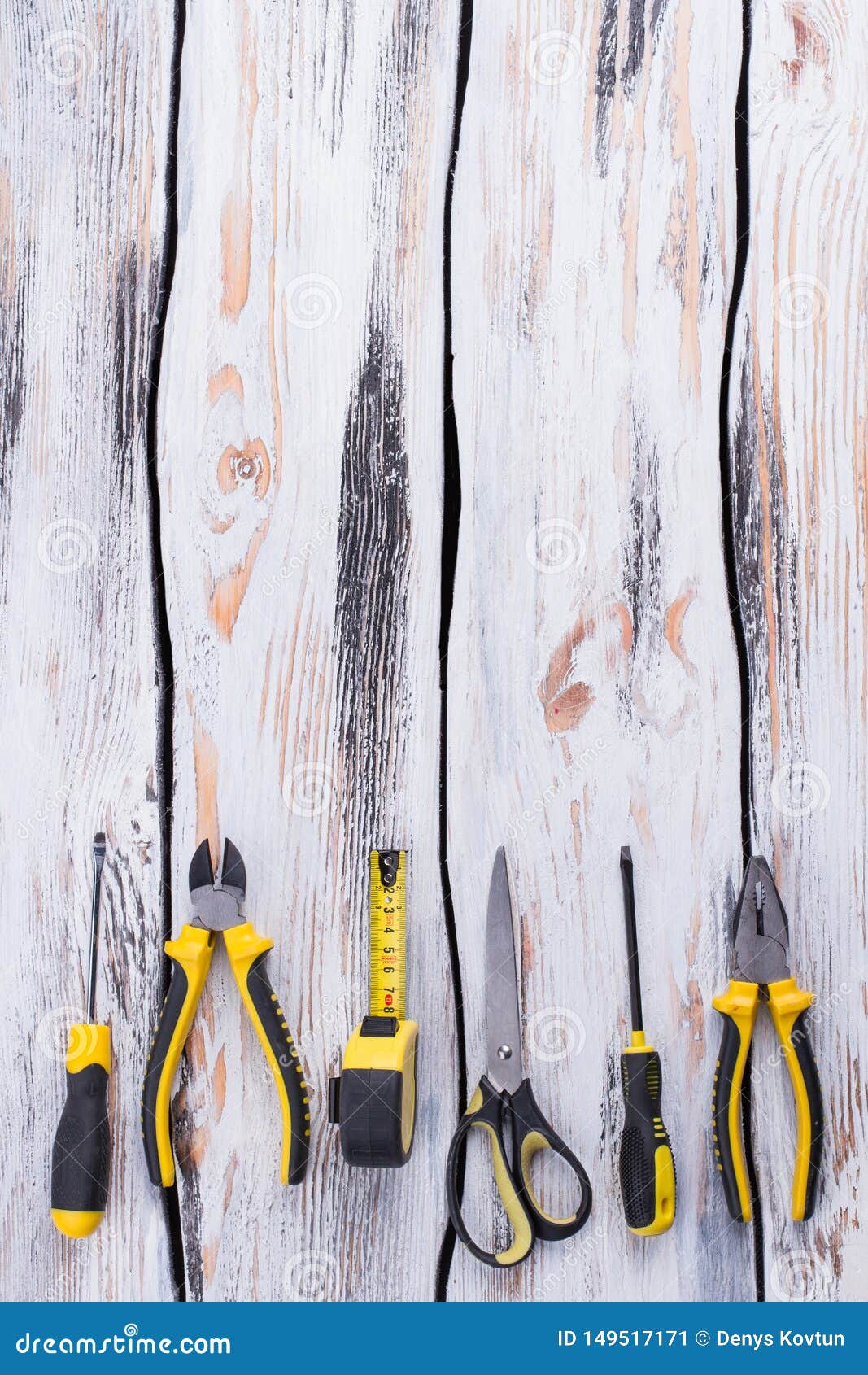 Flat Lay Various Construction Tools. Stock Image - Image of layout ...