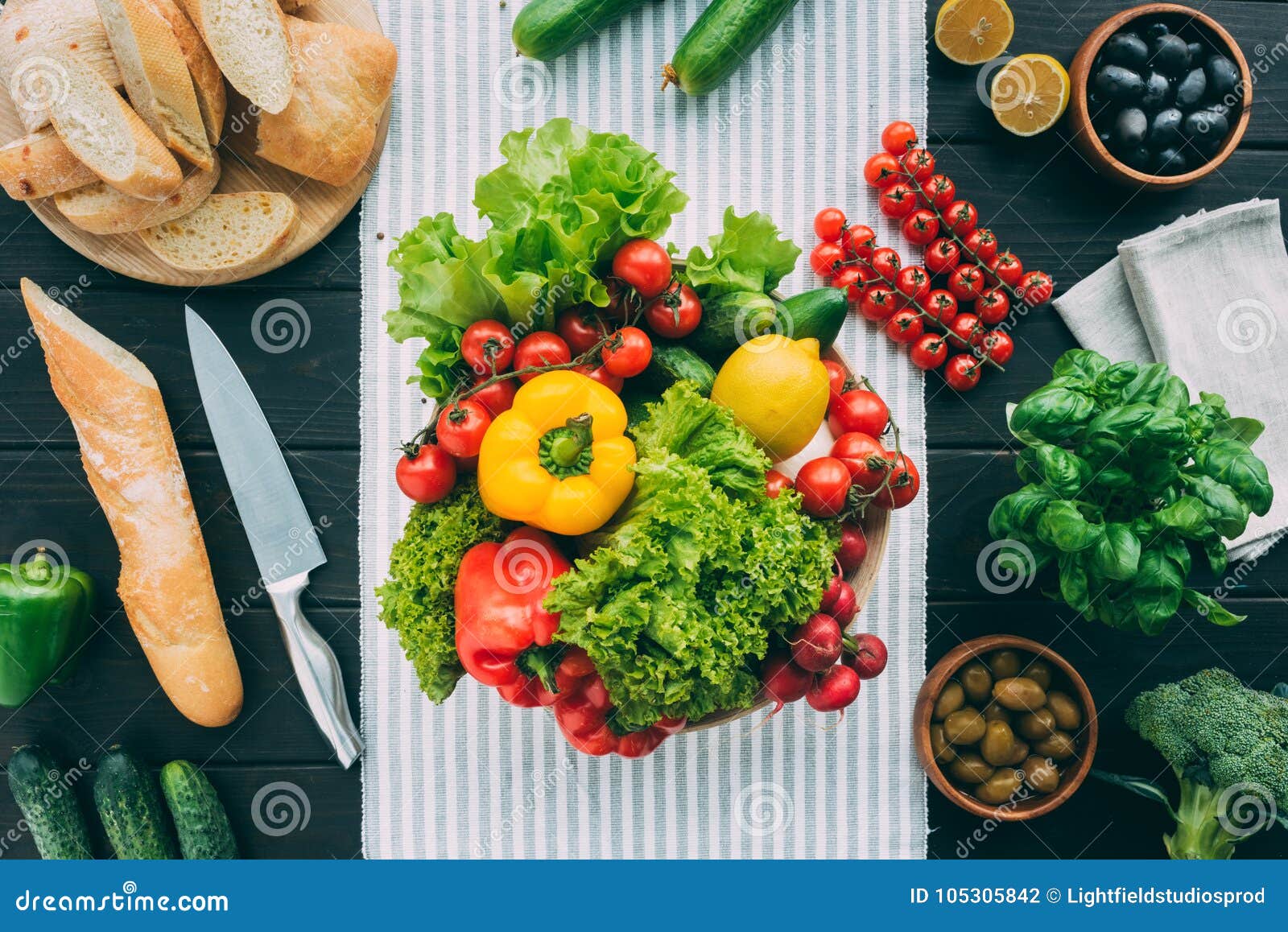 Vegetables on table stock photo. Image of process, homemade - 105305842