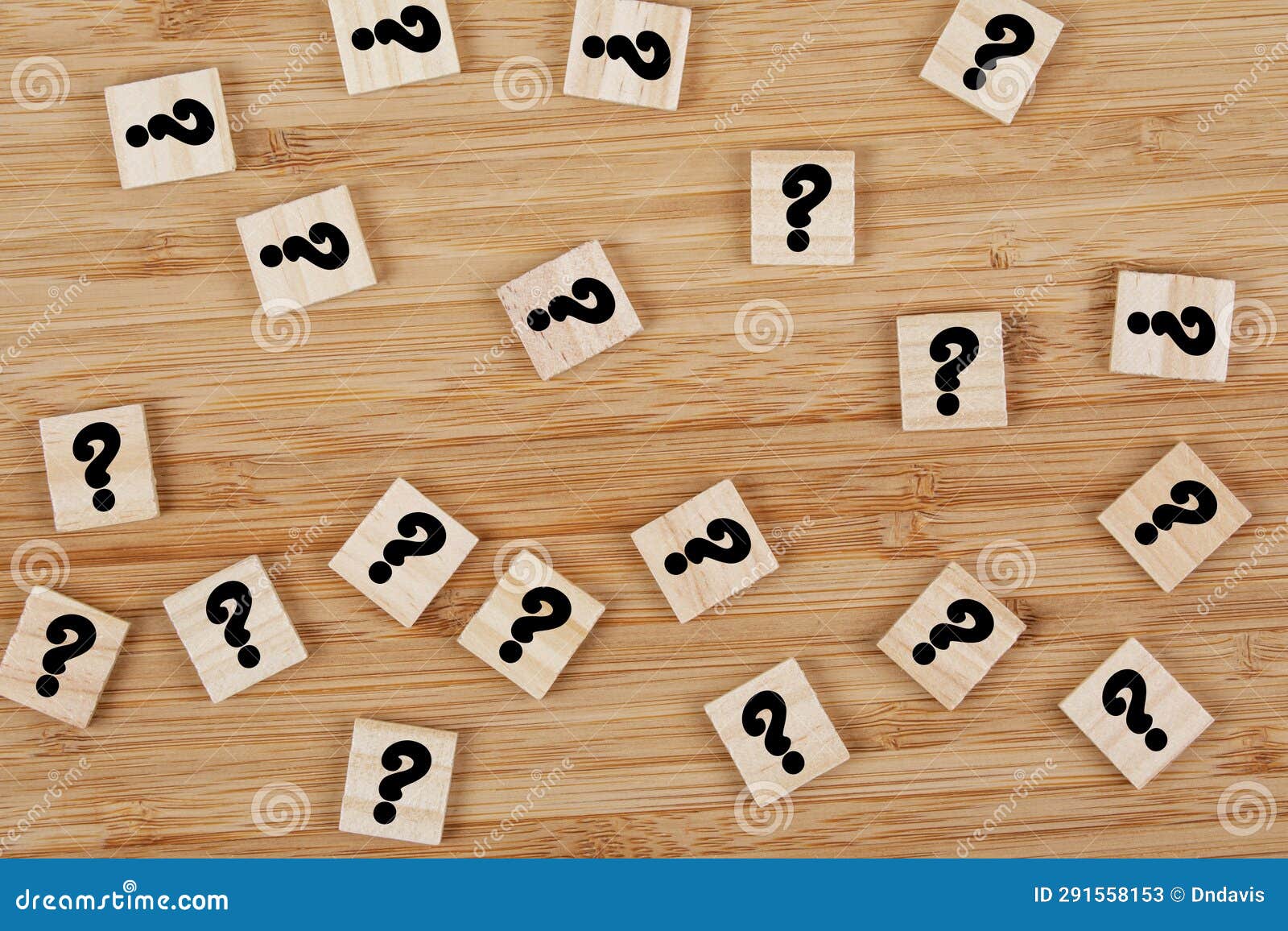 Wooden Question Mark Design From Wooden Puzzle Royalty-Free Stock ...