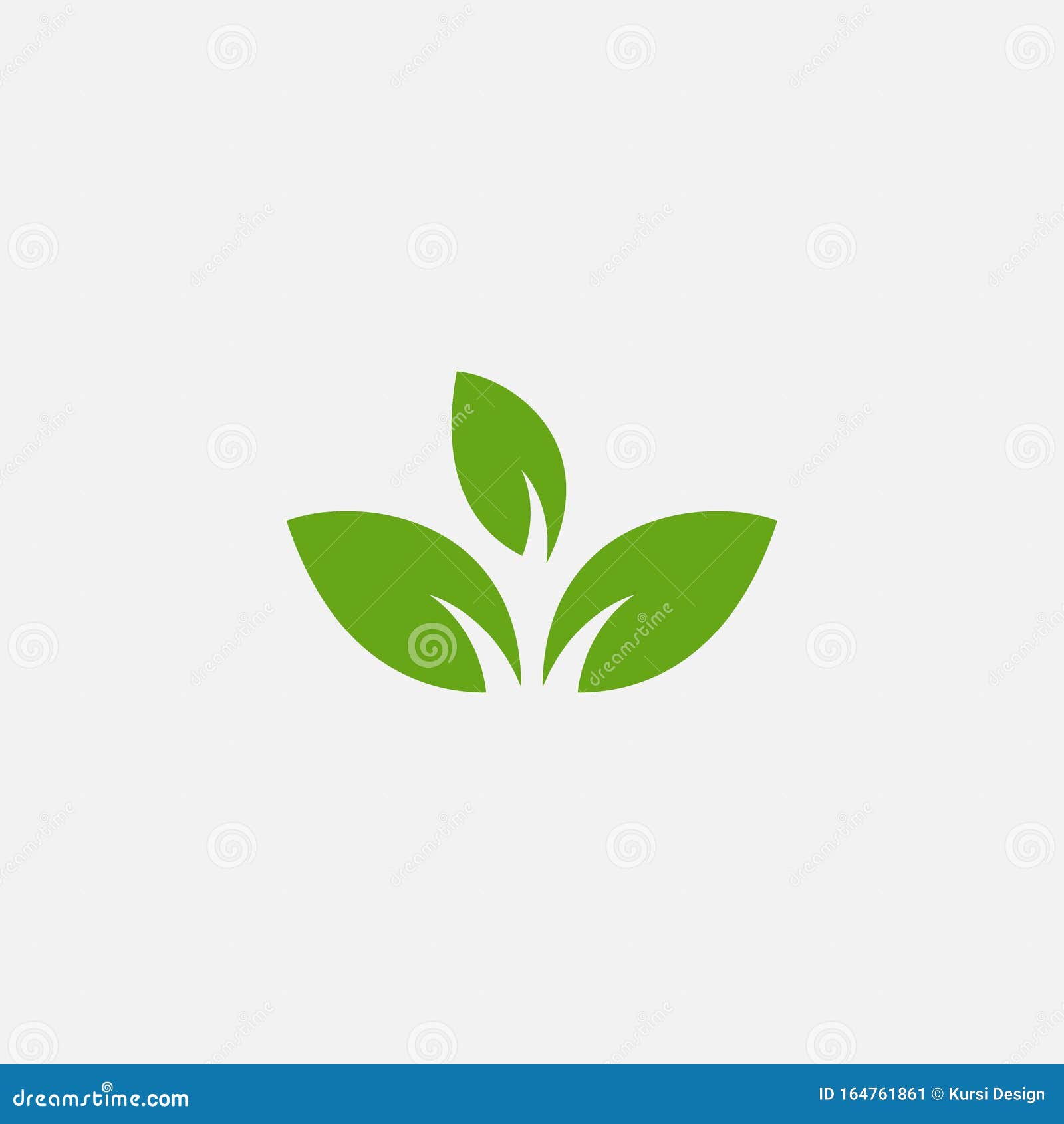 Flat Leaves Icons. Leaf Vector Illustration Stock Vector - Illustration ...