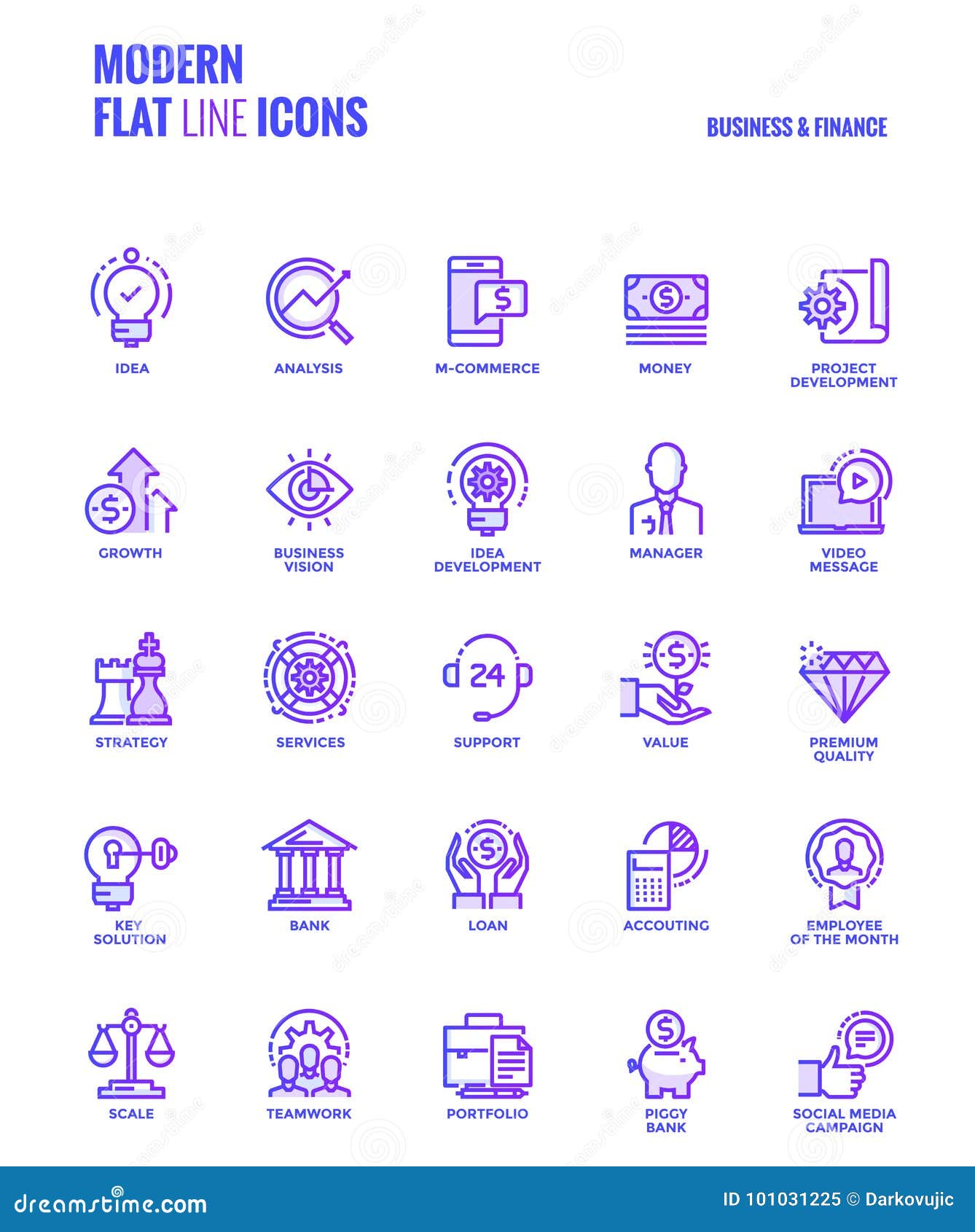 Flat Line Gradient Icons Design-Business and Finance Stock Vector ... Flat Line Gradient Icons Design-Business and Finance Stock Vector ...