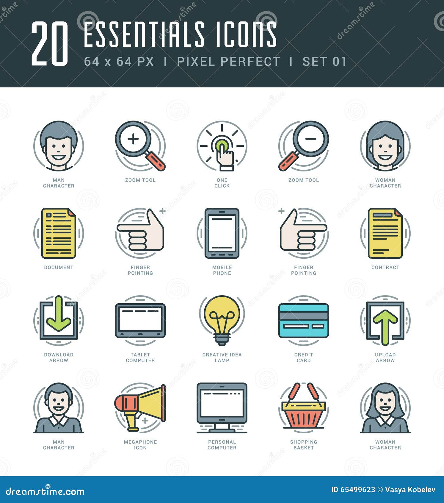 Flat Line Icons Set. Trendy Modern Thin Linear Stock Vector ...