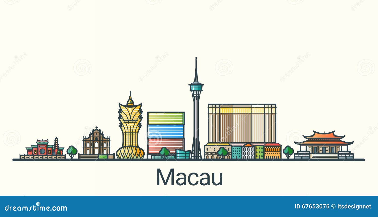 Macau City Stock Illustrations – 450 Macau City Stock Illustrations ...