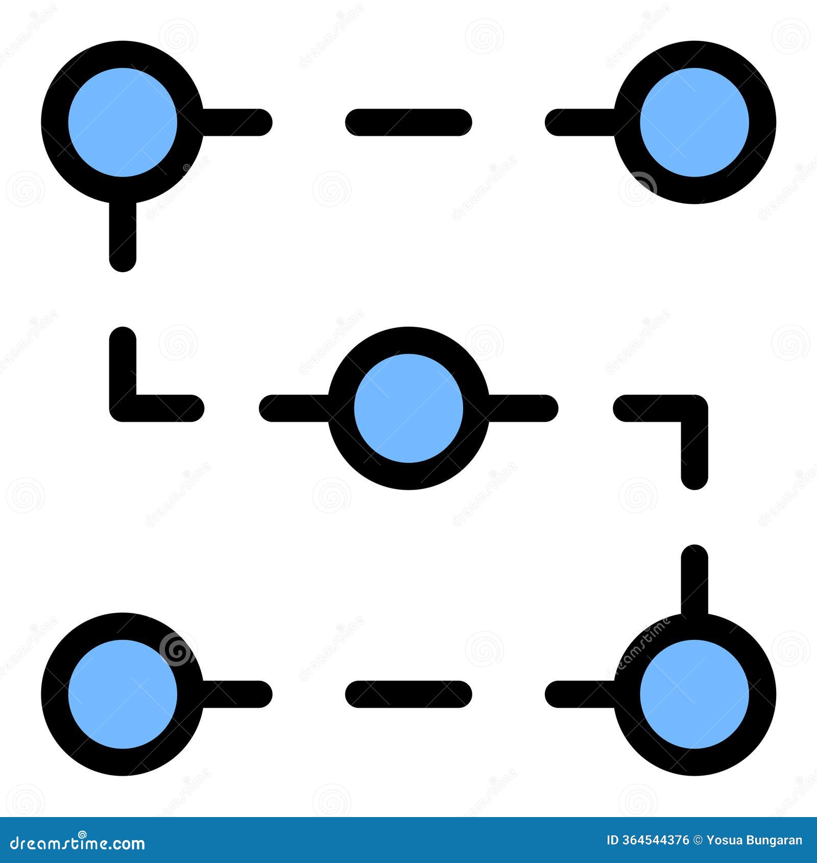 Set Line Route Location, Micrometer And Measuring Instrument Icon ...