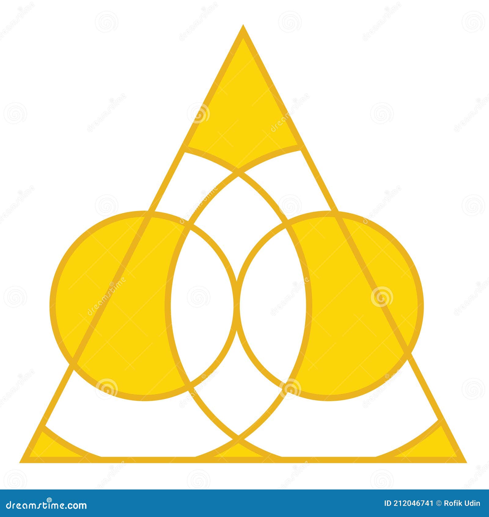 Flat Logo Design Template, Two Letters C Back To Back in a Pyramid ...