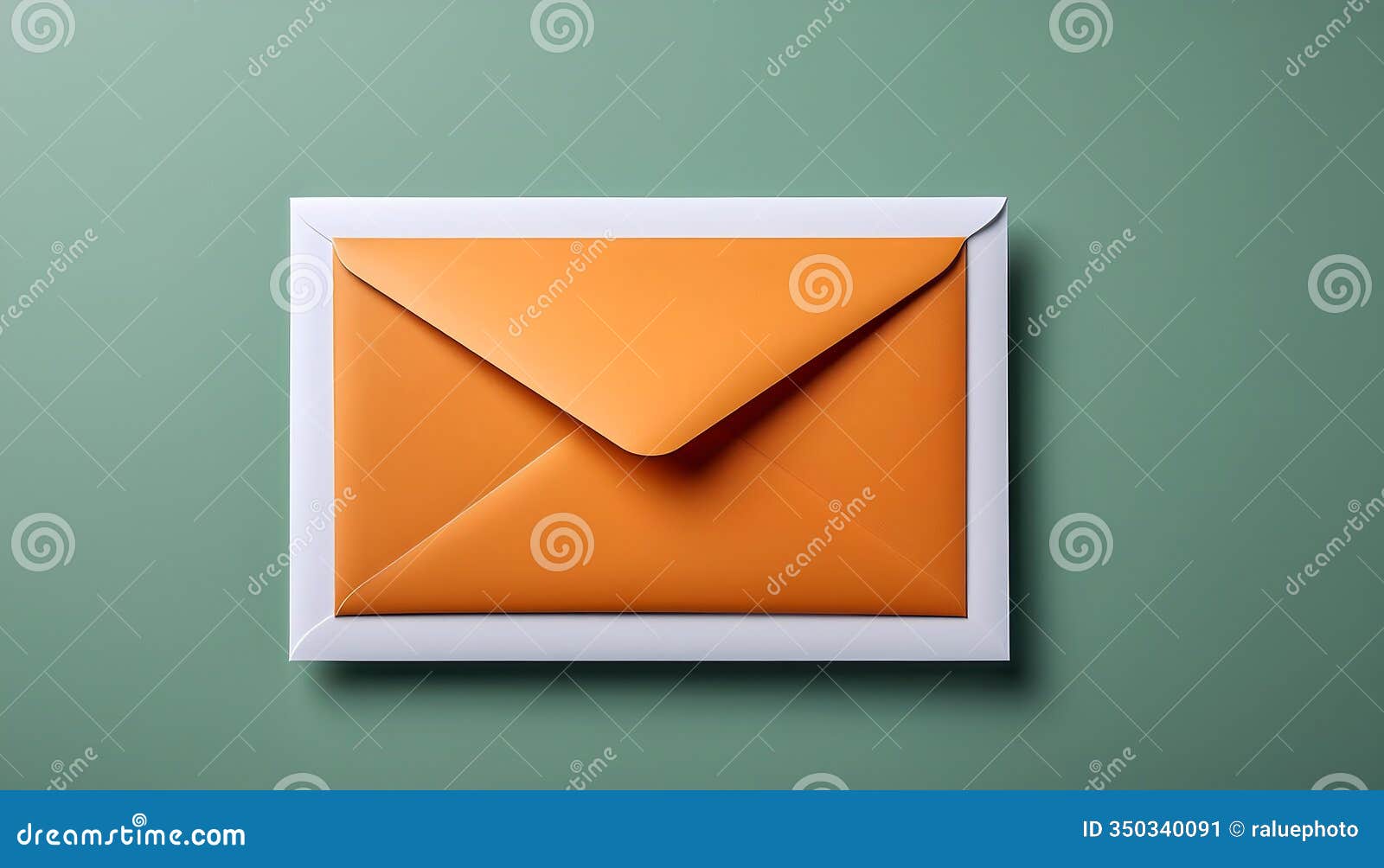 Flat Mail Envelope Icon Represents Email Message, Business ...