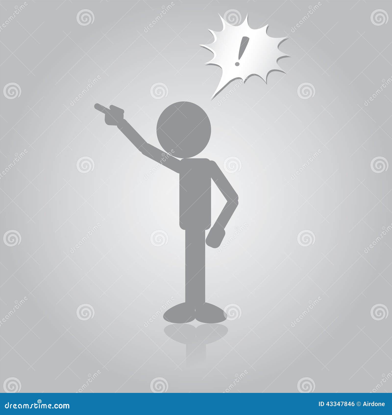 Yelling Speech Bubble Outline Icon. Clipart Image Vector Illustration ...