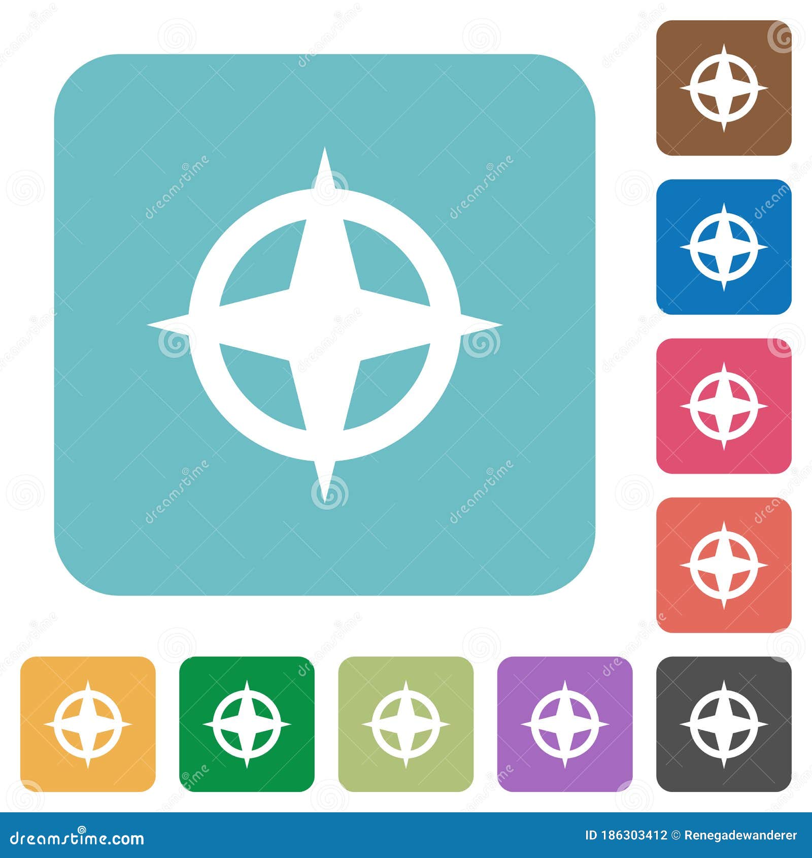 Directions Icons Vector Illustraton Set | CartoonDealer.com #233923341