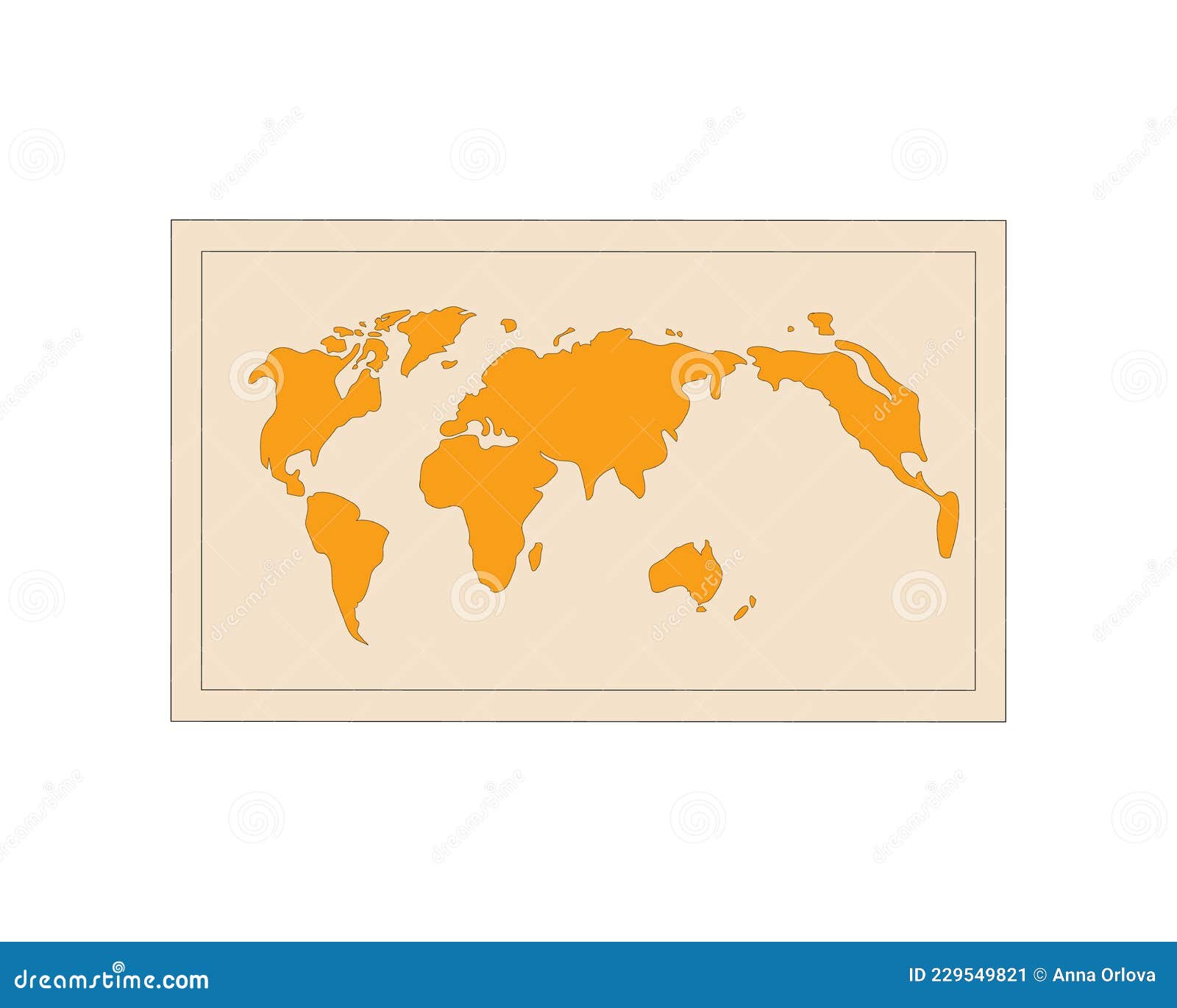 Flat Map. Europe Map Vector. World Map Color Vector Modern Stock Vector ...