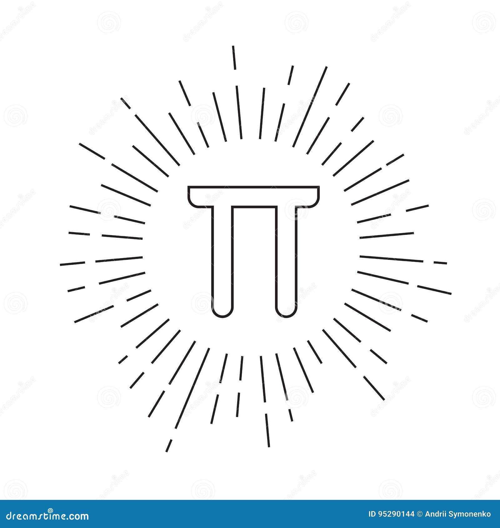 Flat Mathematic Pi Icon. Vector Illustration Stock Vector ... Flat Mathematic Pi Icon. Vector Illustration Stock Vector ...