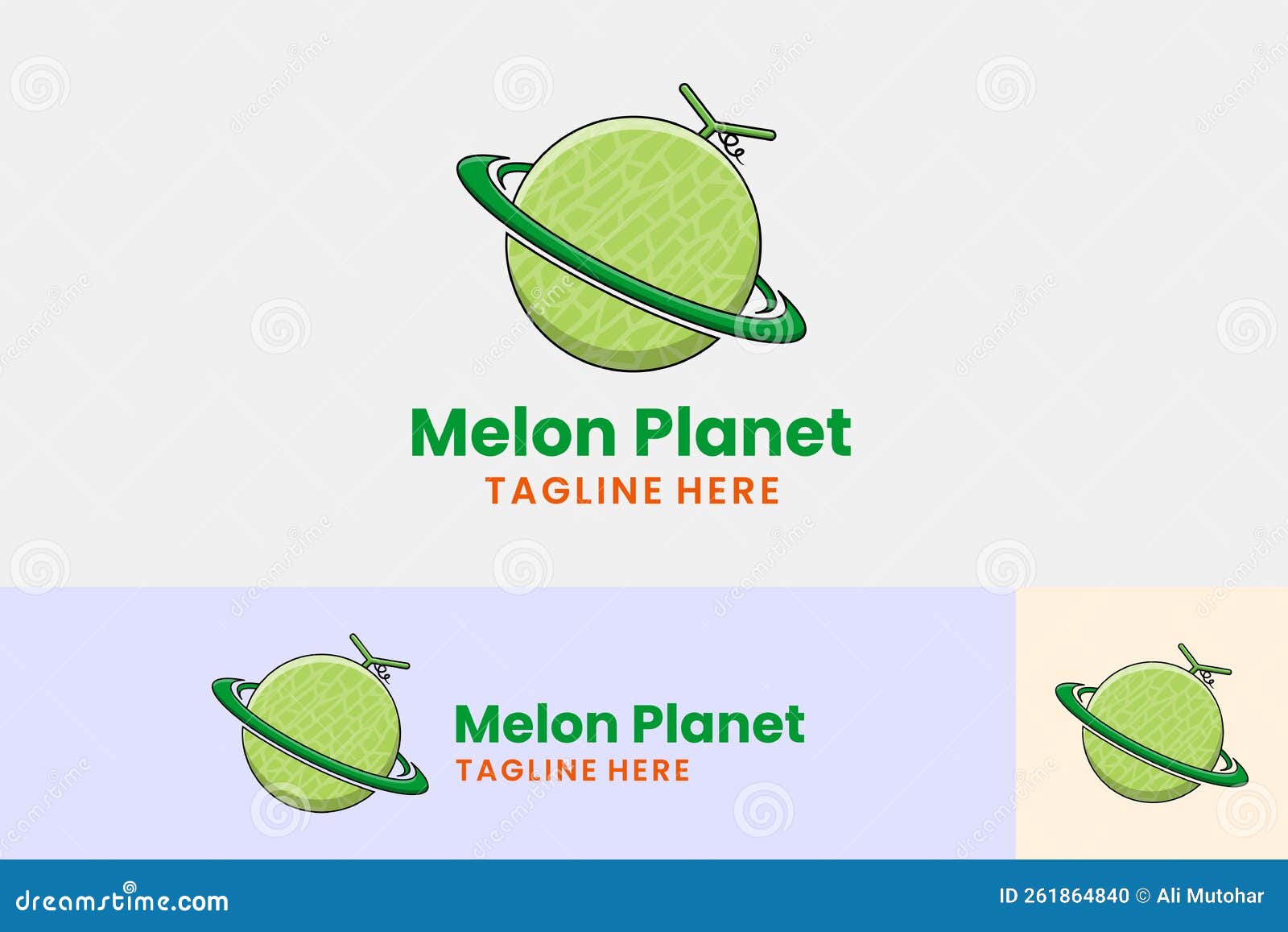 Melon As A Planet Earth. Map Of The World On The Crust Royalty-Free ...