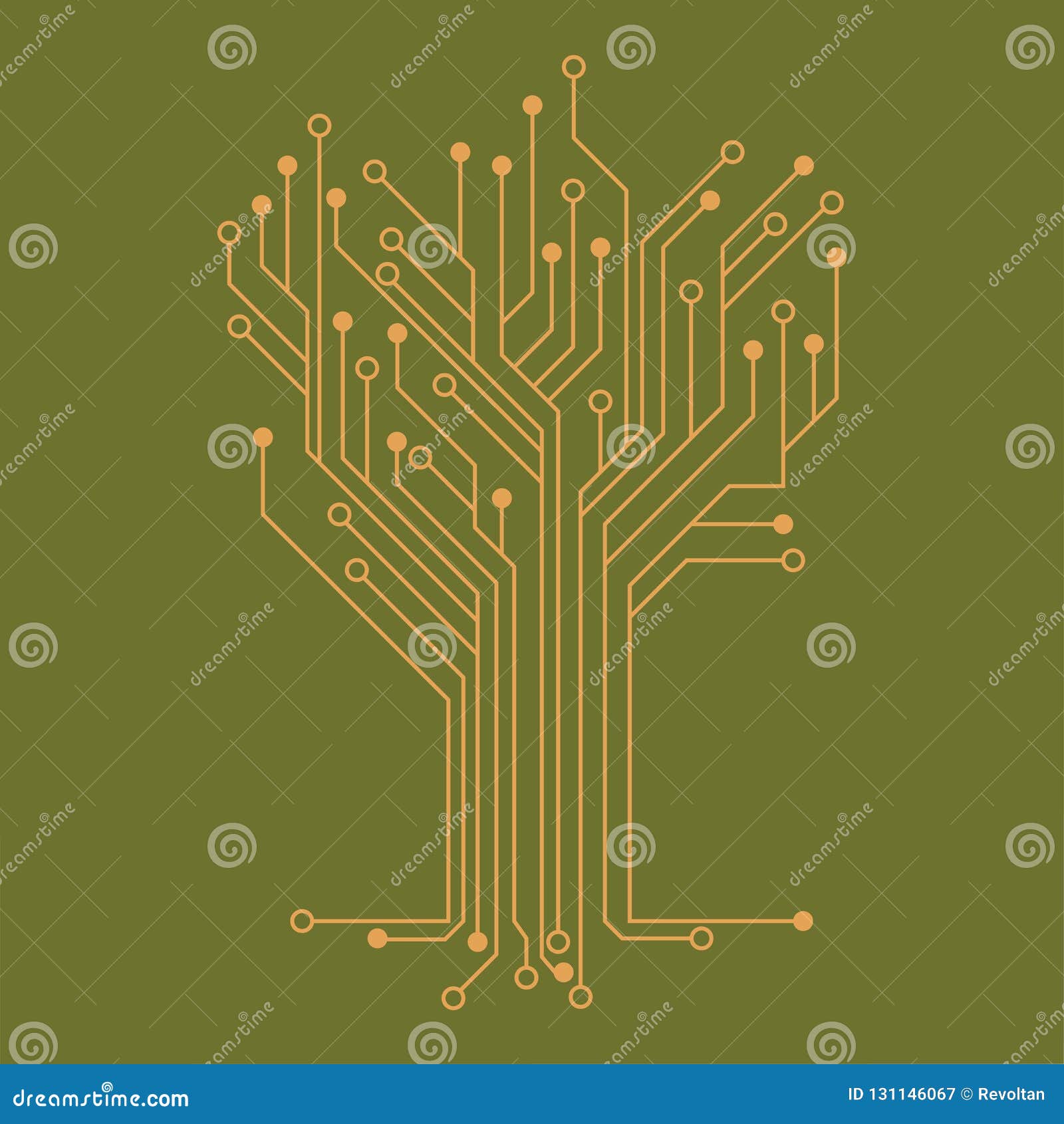 Microelectronics Line Icons Collection. Silicon, Nanotechnology ...