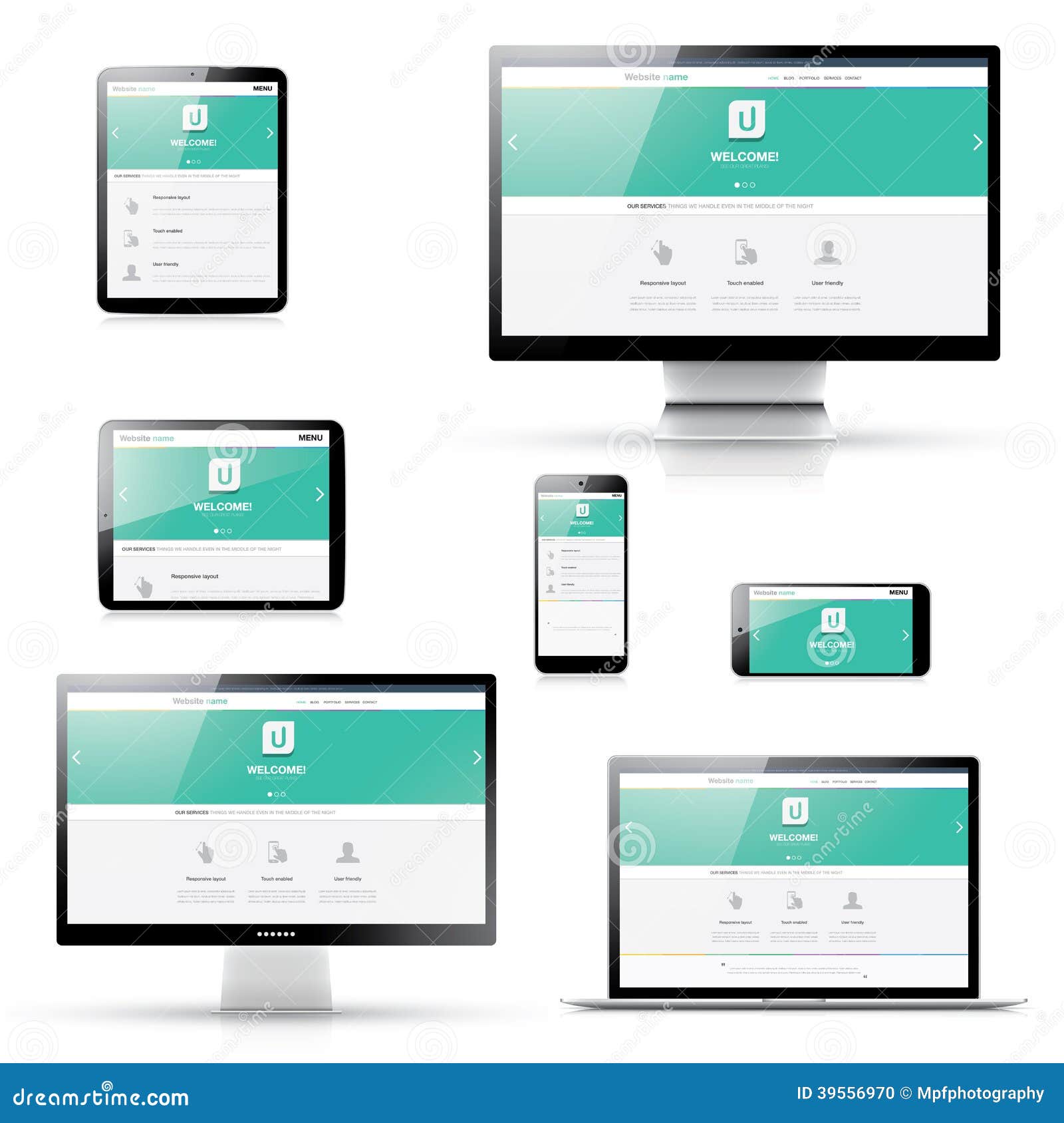 Flat Modern Responsive Web Design Stock Vector - Illustration of css3 ... Flat Modern Responsive Web Design Stock Vector - Illustration of css3 ...
