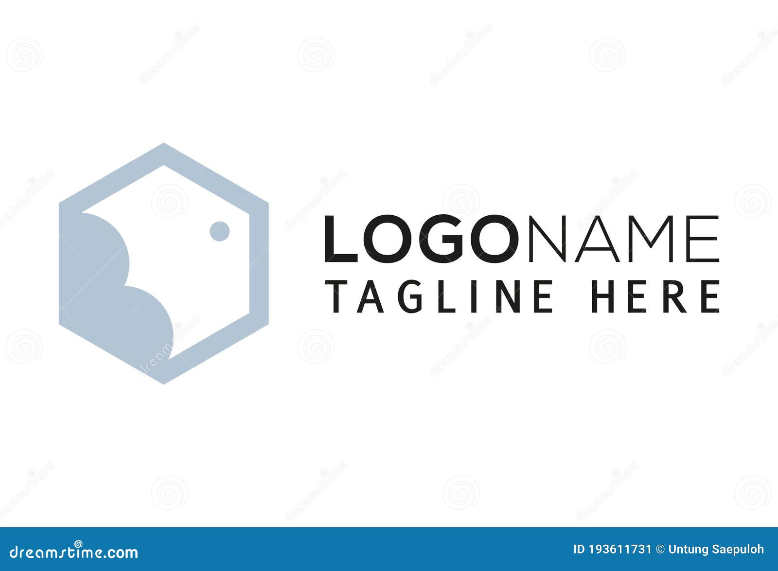 Monochrome Hexagonal Abstract Fish Logo Design Stock Vector ...