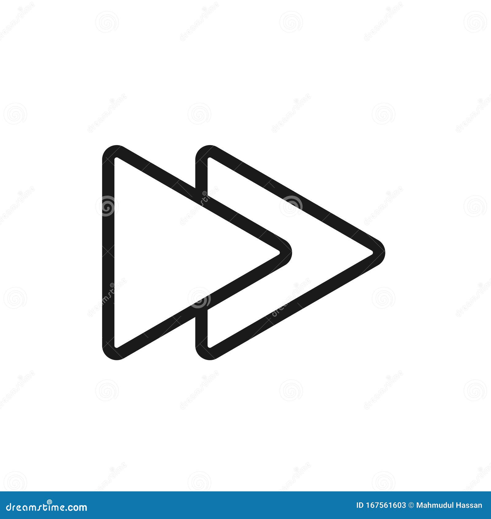 Flat Next Icon Symbol Illustration Design â€“ Vector Stock Illustration ...