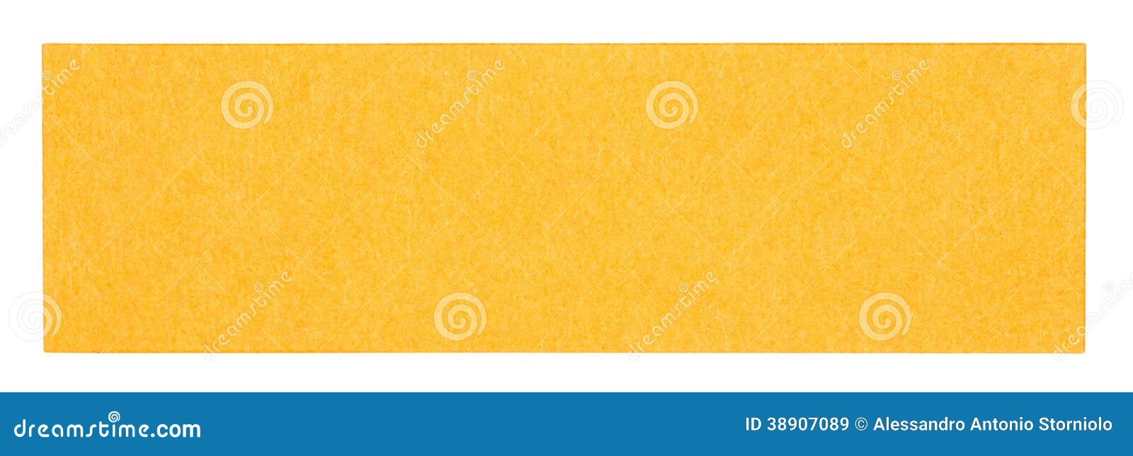 Flat Orange Rectangular Sticky Note Stock Image - Image of office ...