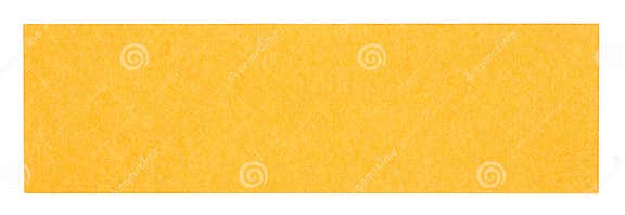 Flat Orange Rectangular Sticky Note Stock Image - Image of office ...