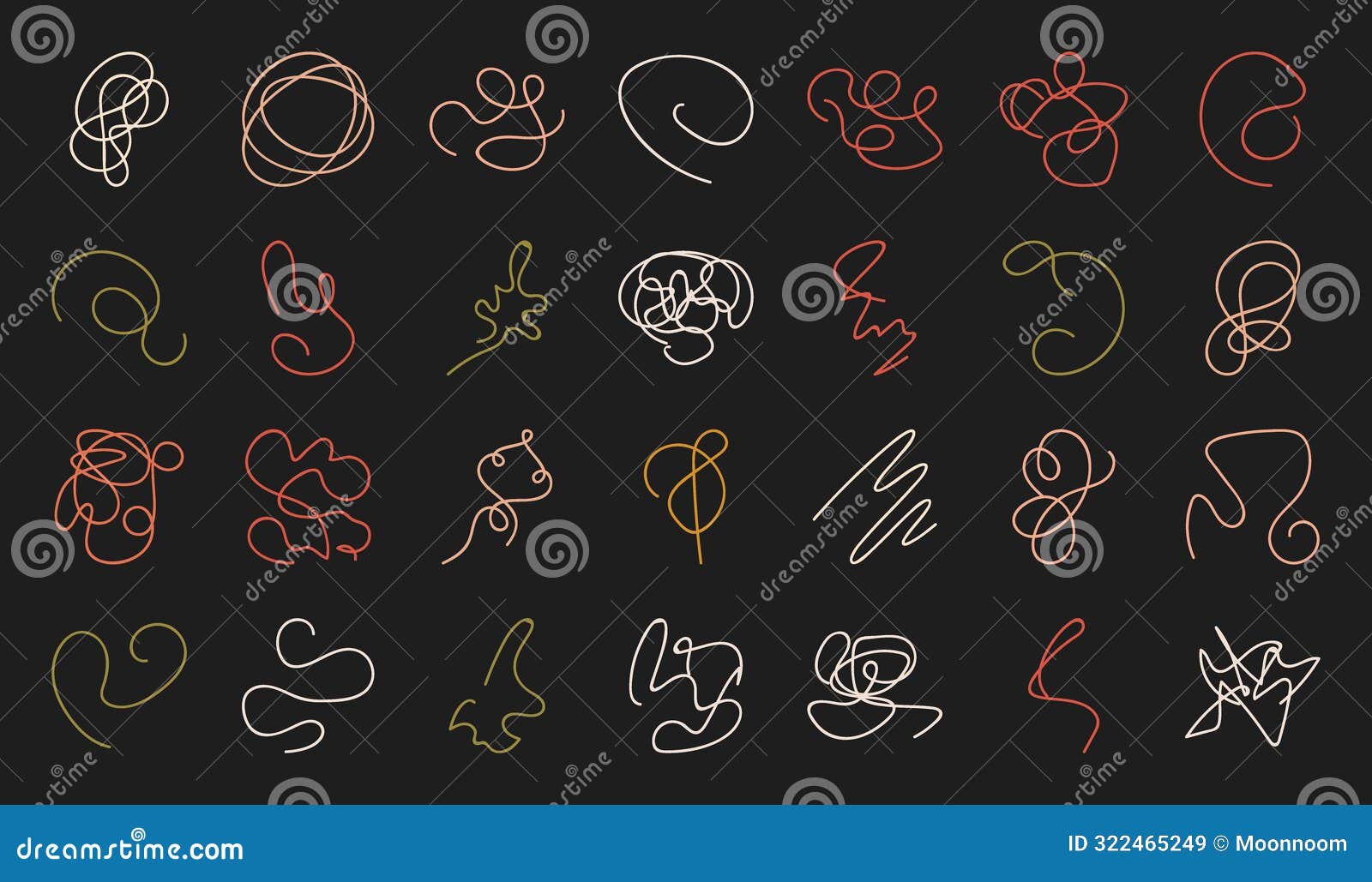 Random Line Pattern With Pink Background In Square Shapes Green Line ...