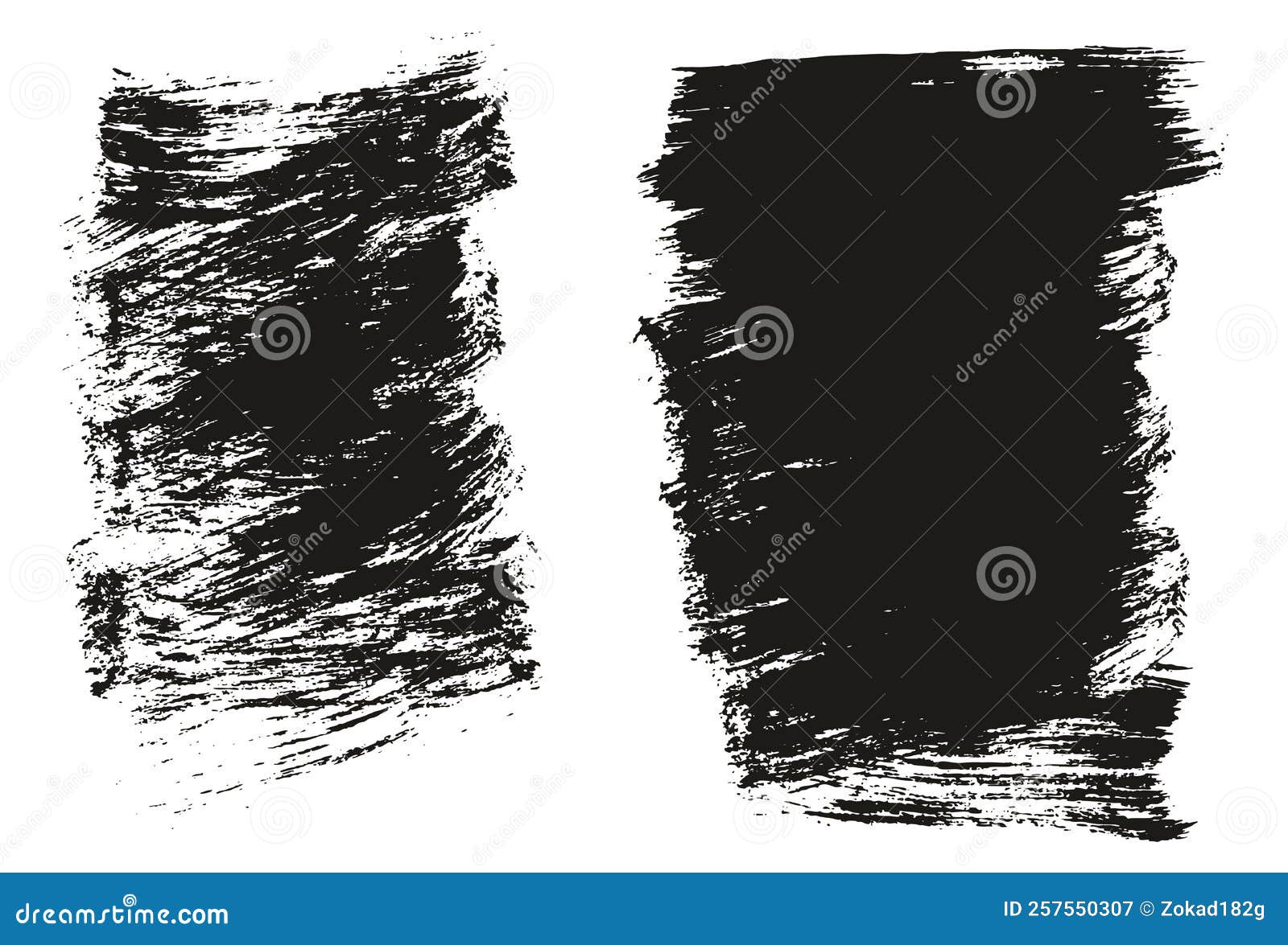 Flat Paint Brush Thick Short Background High Detail Abstract Vector ...