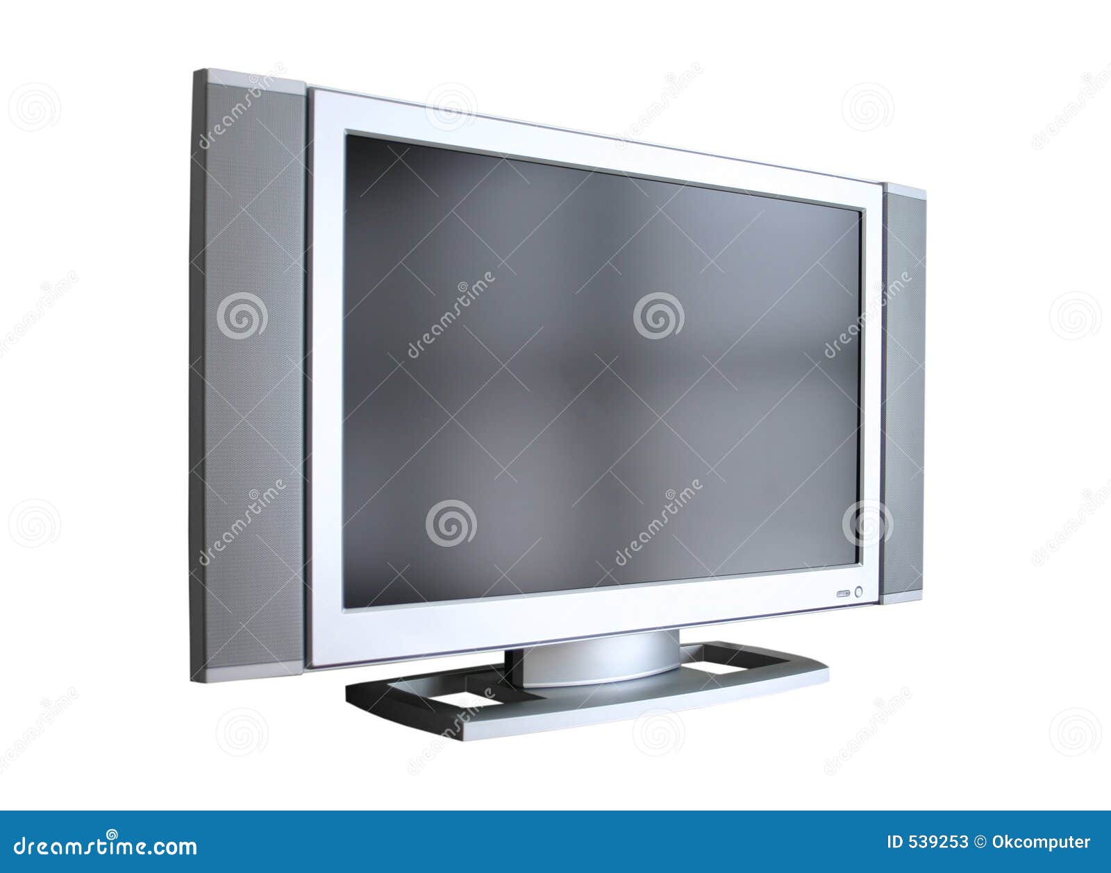 Flat Panel Display stock image. Image of display, futuristic - 539253