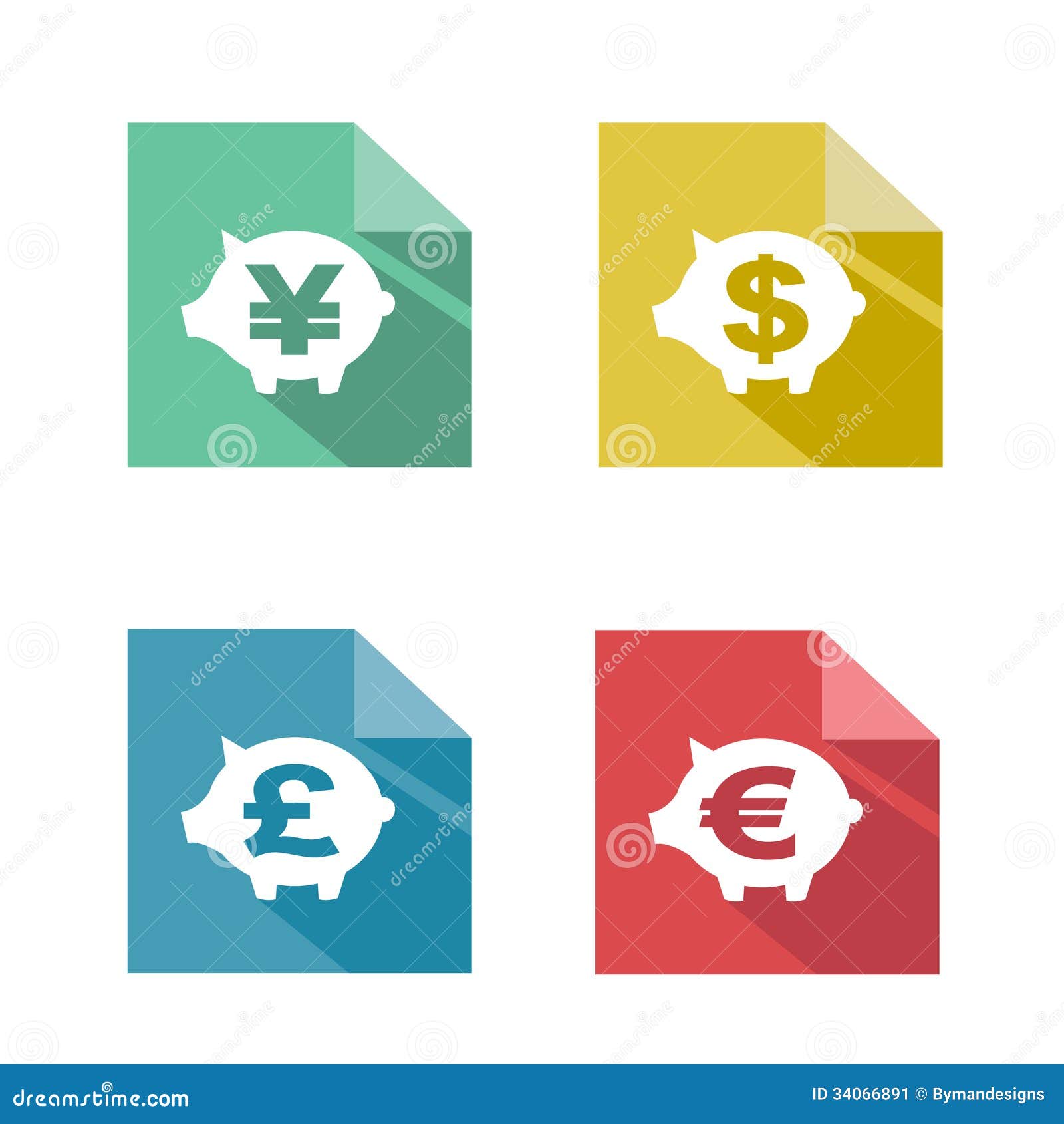 Flat Paper Currency Exchange Stock Vector - Illustration of business ...