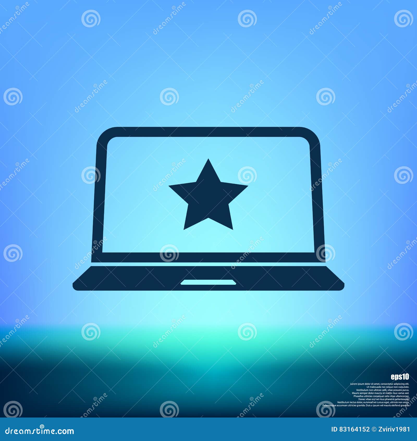 Flat Paper Cut Style Icon of Laptop Stock Illustration - Illustration ...