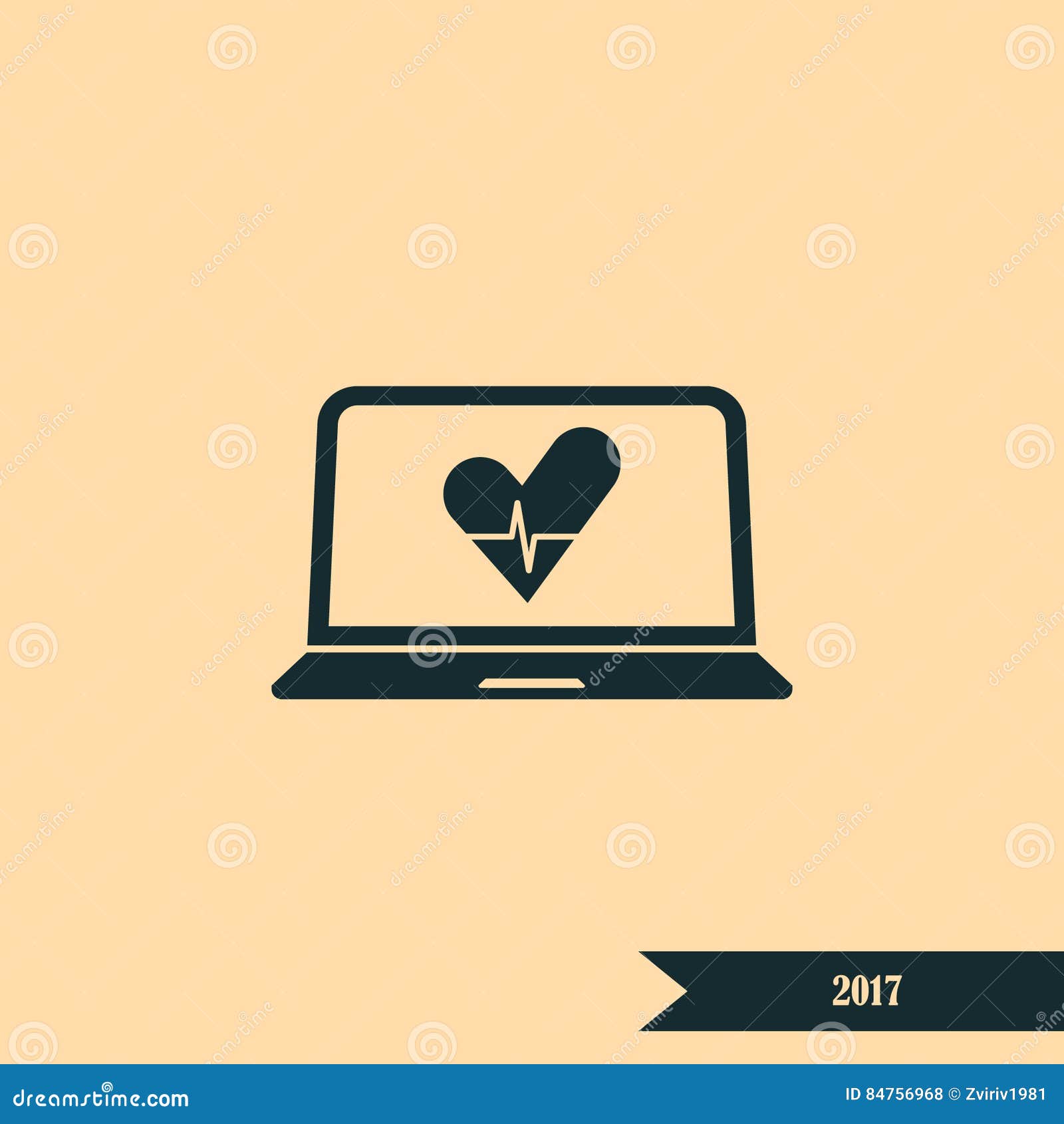 Flat Paper Cut Style Icon of Laptop Stock Illustration - Illustration ...