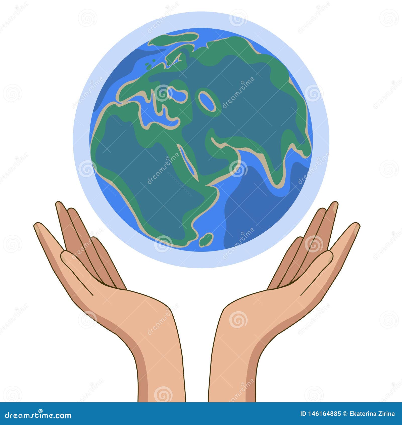 Flat Paper Cut Style Icon of Two Hands Holding Earth. Vector ... Flat Paper Cut Style Icon of Two Hands Holding Earth. Vector ...