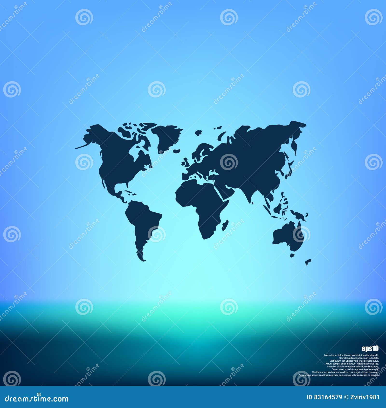 Flat Paper Cut Style Icon of World Map Stock Illustration ...
